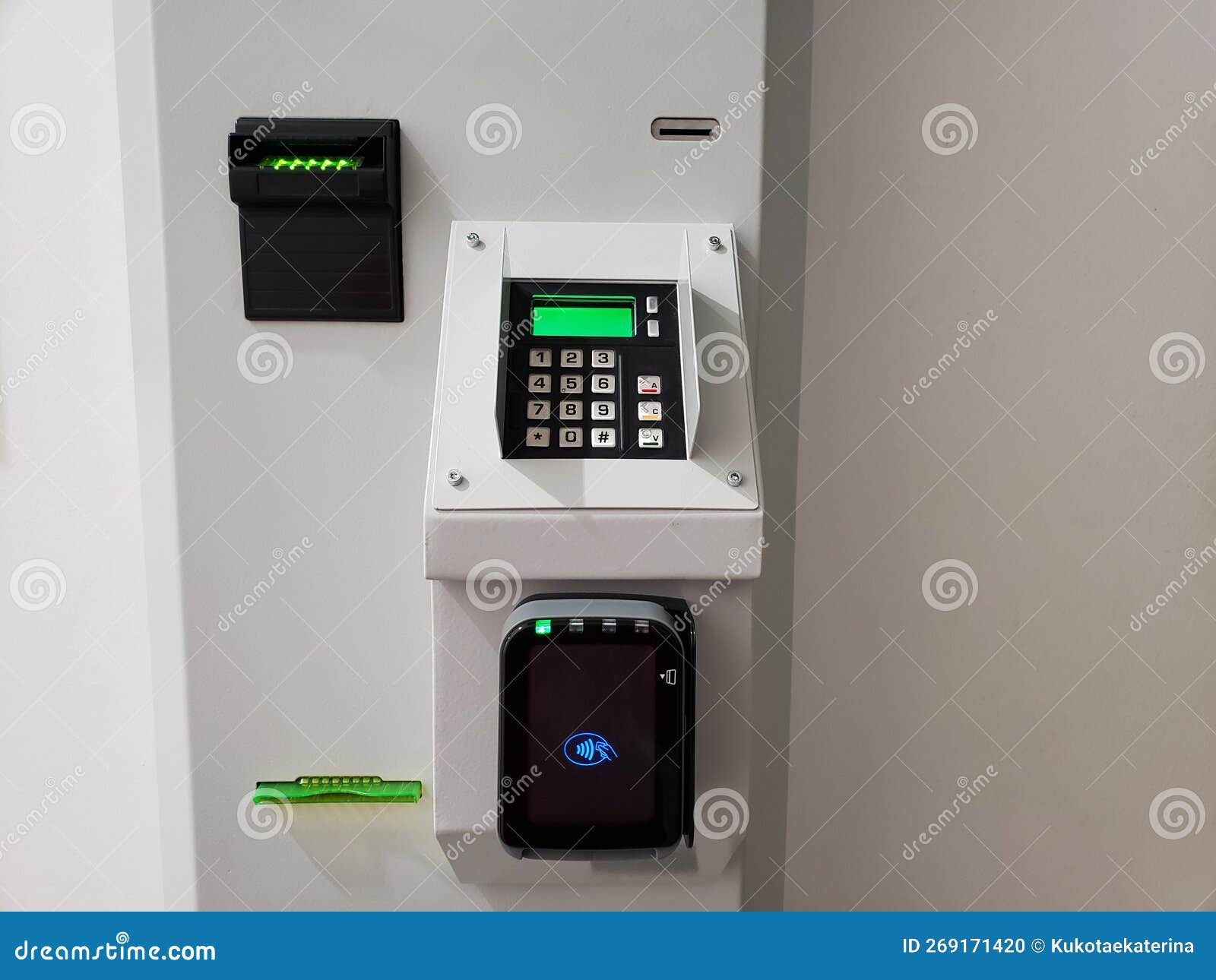 NFC-enabled ATM Card Reading System Close Up Editorial Image - Image of ...