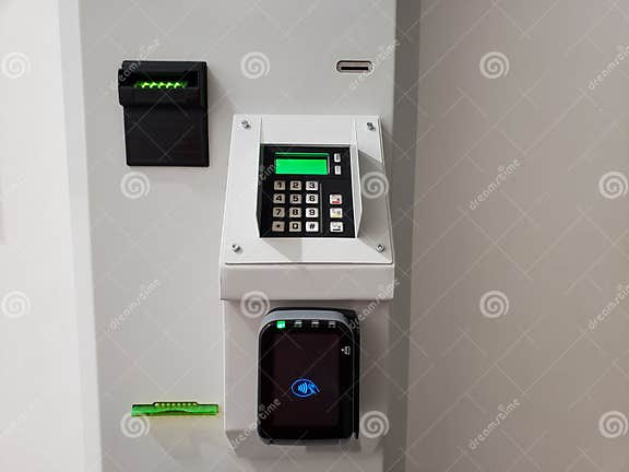 NFC-enabled ATM Card Reading System Close Up Editorial Image - Image of ...
