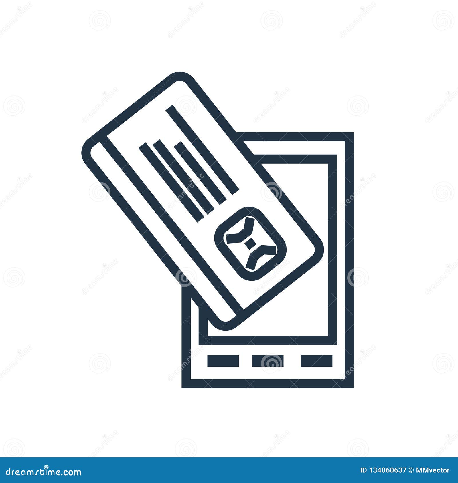 Nfc Icon Vector Isolated on White Background, Nfc Sign Stock Vector ...