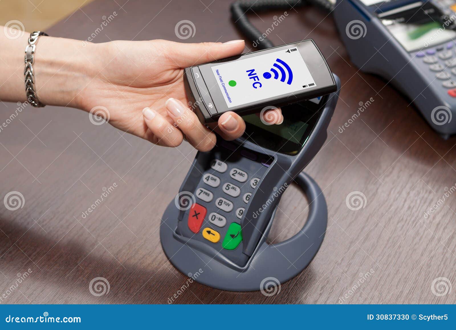 NFC - Near Field Communication Stock Photo - Image of commerce, field ...