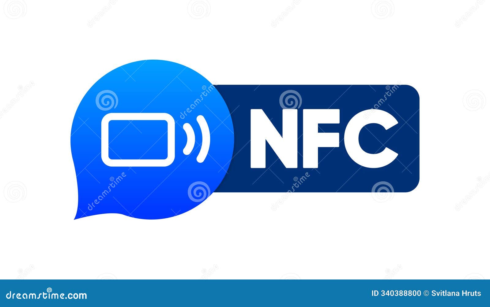 NFC Payment Banner. Contactless Payment Concept. Contactless NFC ...