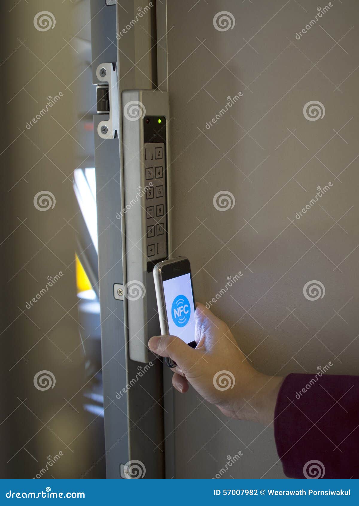 Nfc s mobile phone editorial photography. Image of communication - 57007982