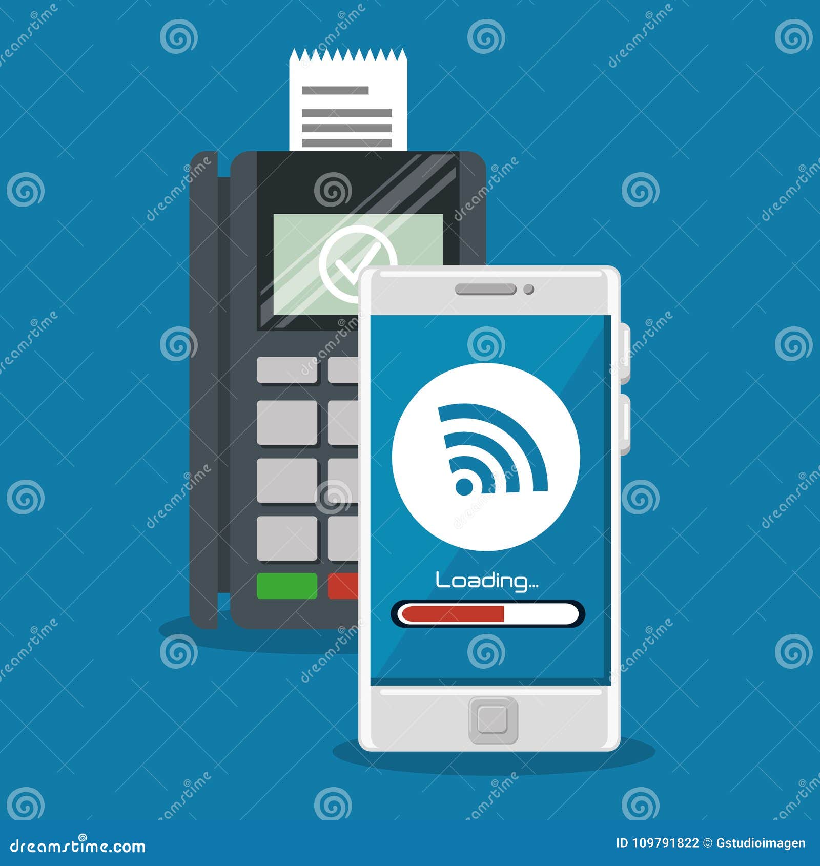 Nfc Technology Concept Design Stock Vector - Illustration of customer ... Nfc Technology Concept Design Stock Vector - Illustration of customer ...