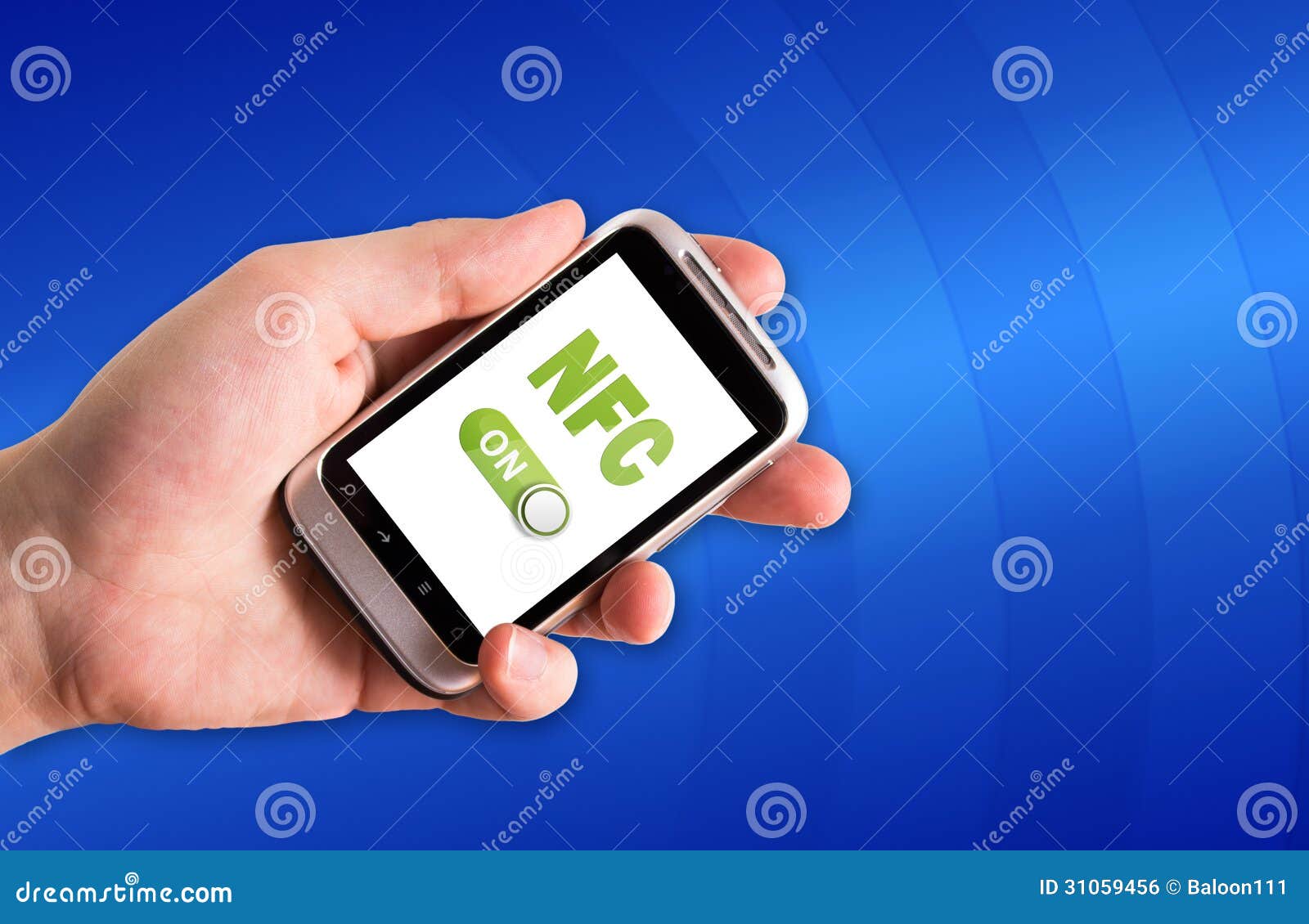 NFC Technology in Smartphone Stock Photo - Image of card, shopping ...