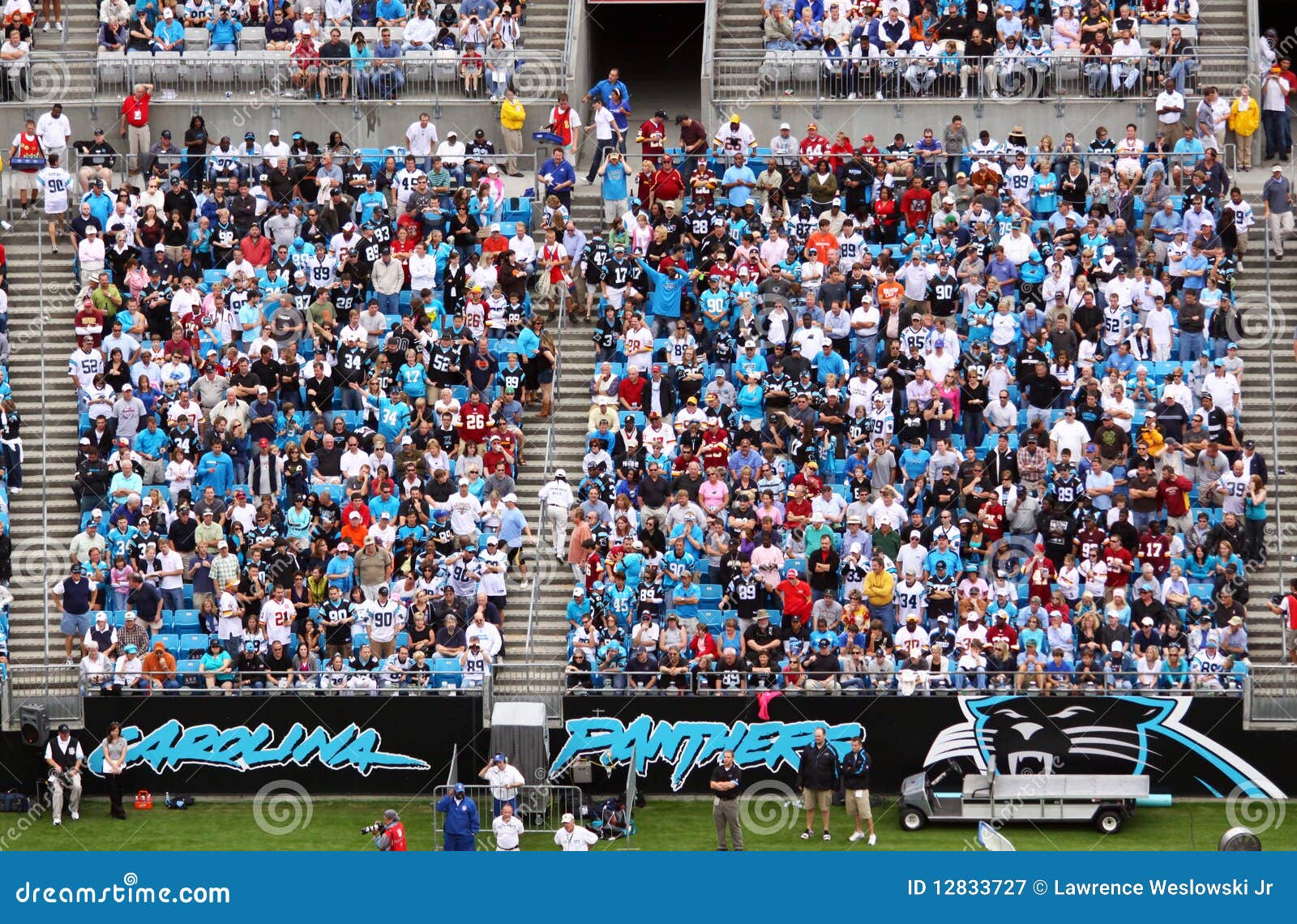 NFL - Colorful Fans - Bank Of America Stadium Editorial Photo ...