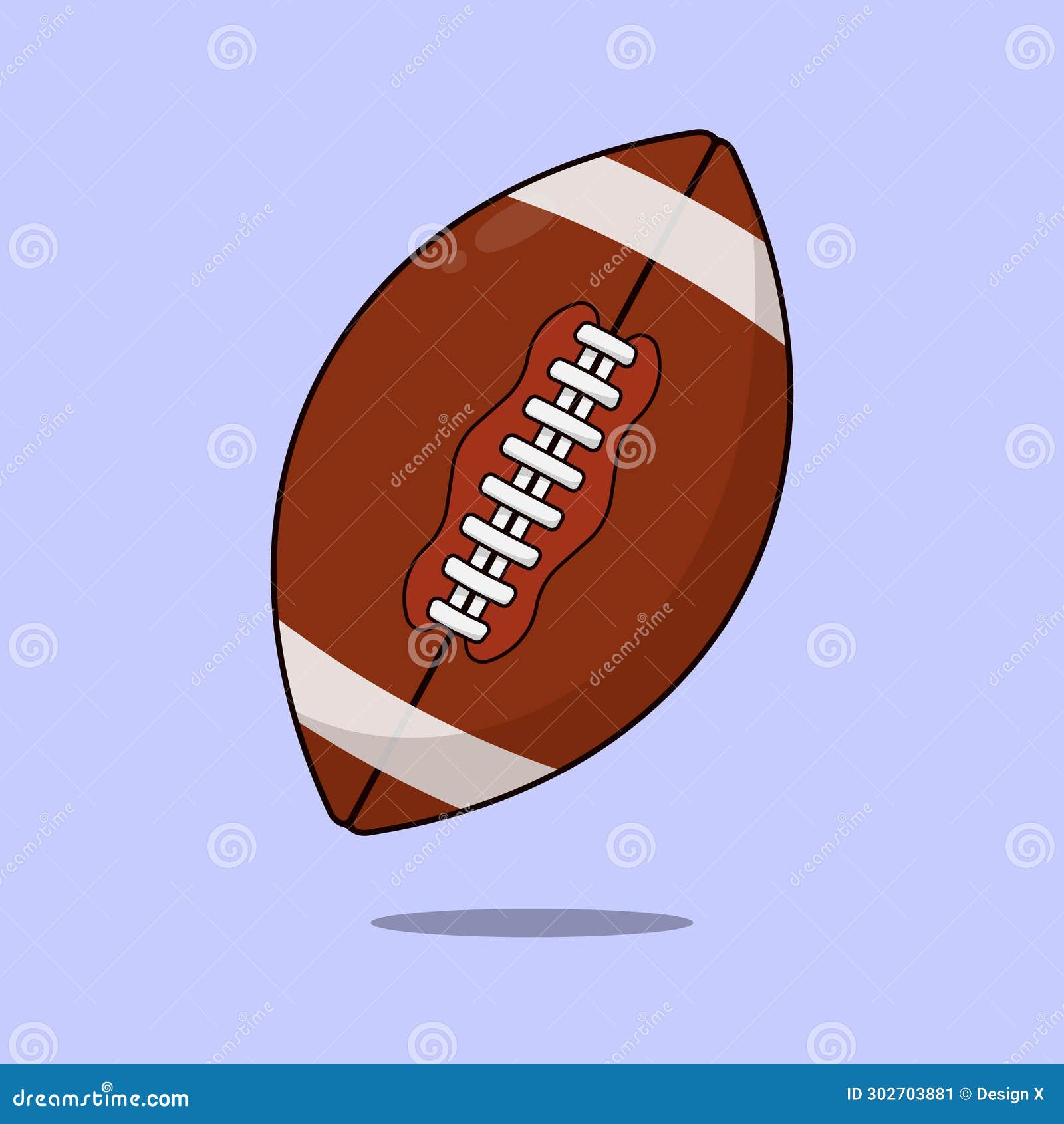 NFL Football Vector Super Bowl Vector NFL Icon Stock Vector ...