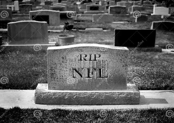 NFL Grave in Cemetery editorial stock photo. Image of graveyard - 19187708