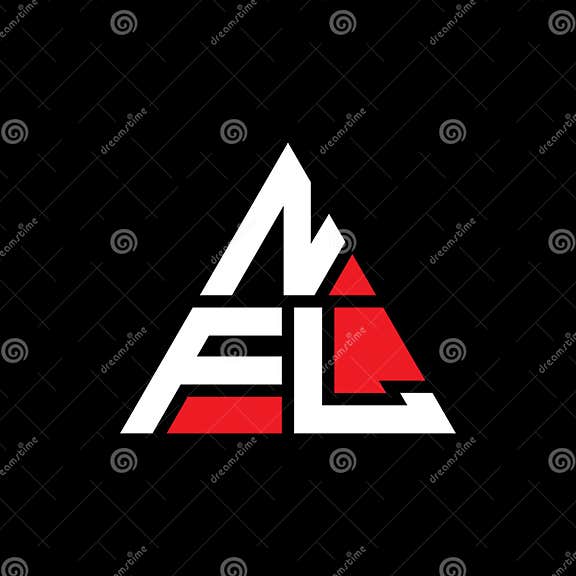 NFL Triangle Letter Logo Design with Triangle Shape. NFL Triangle Logo ...