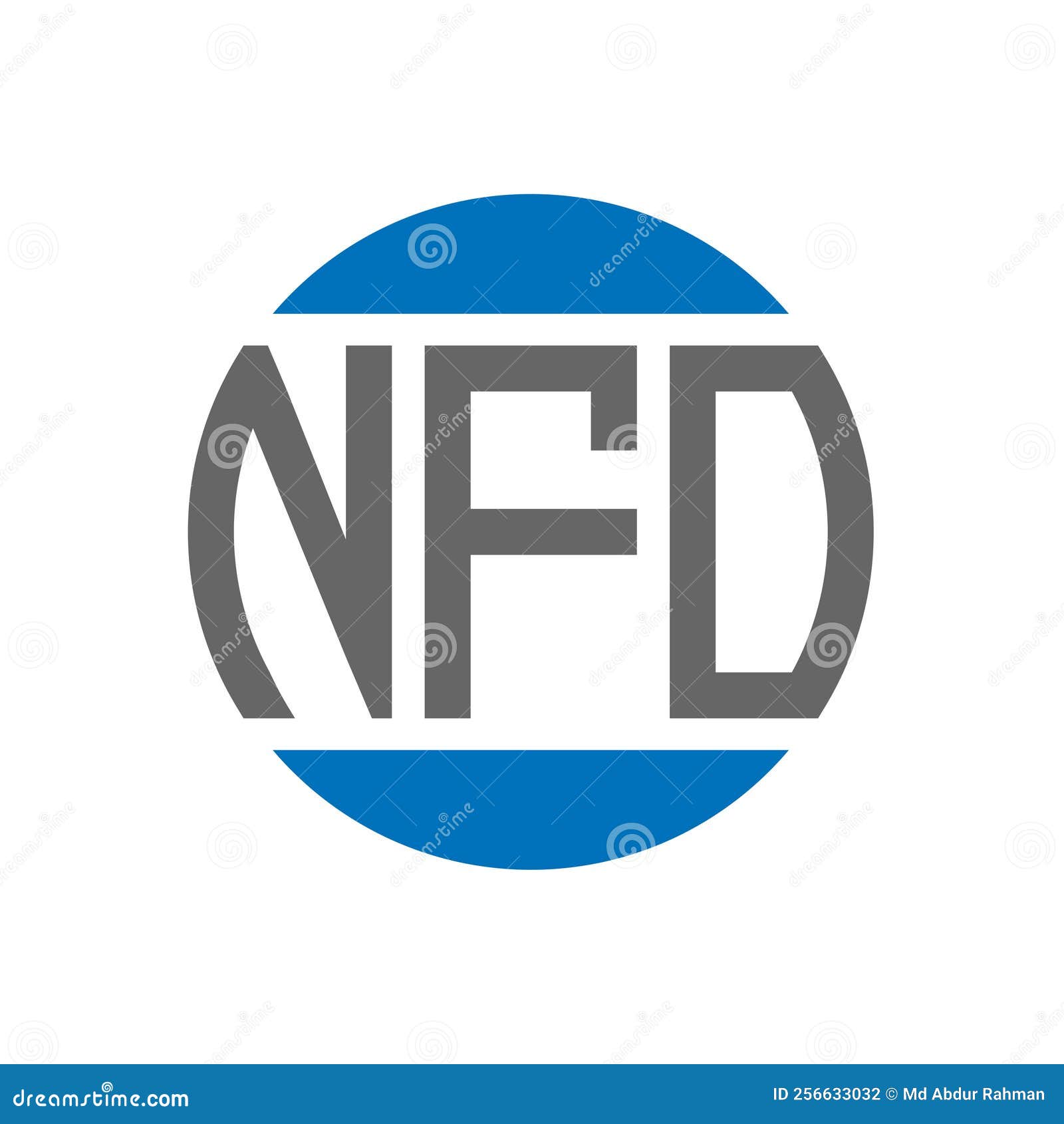 NFO Letter Logo Design on White Background. NFO Creative Initials ...
