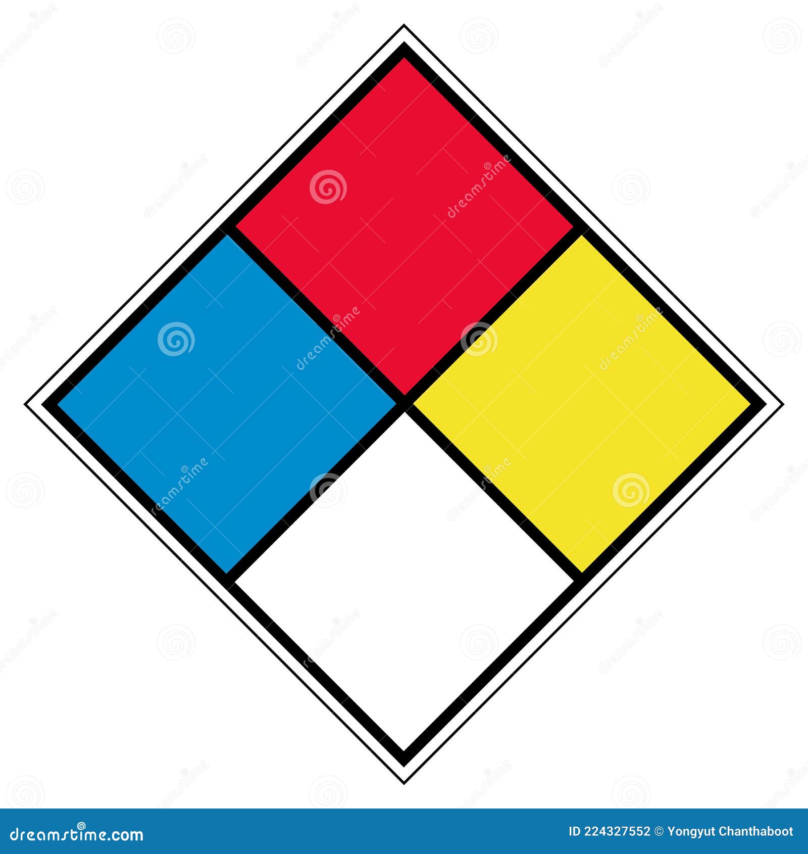 NFPA Blank Symbol Sign, Vector Illustration, Isolate on White ...
