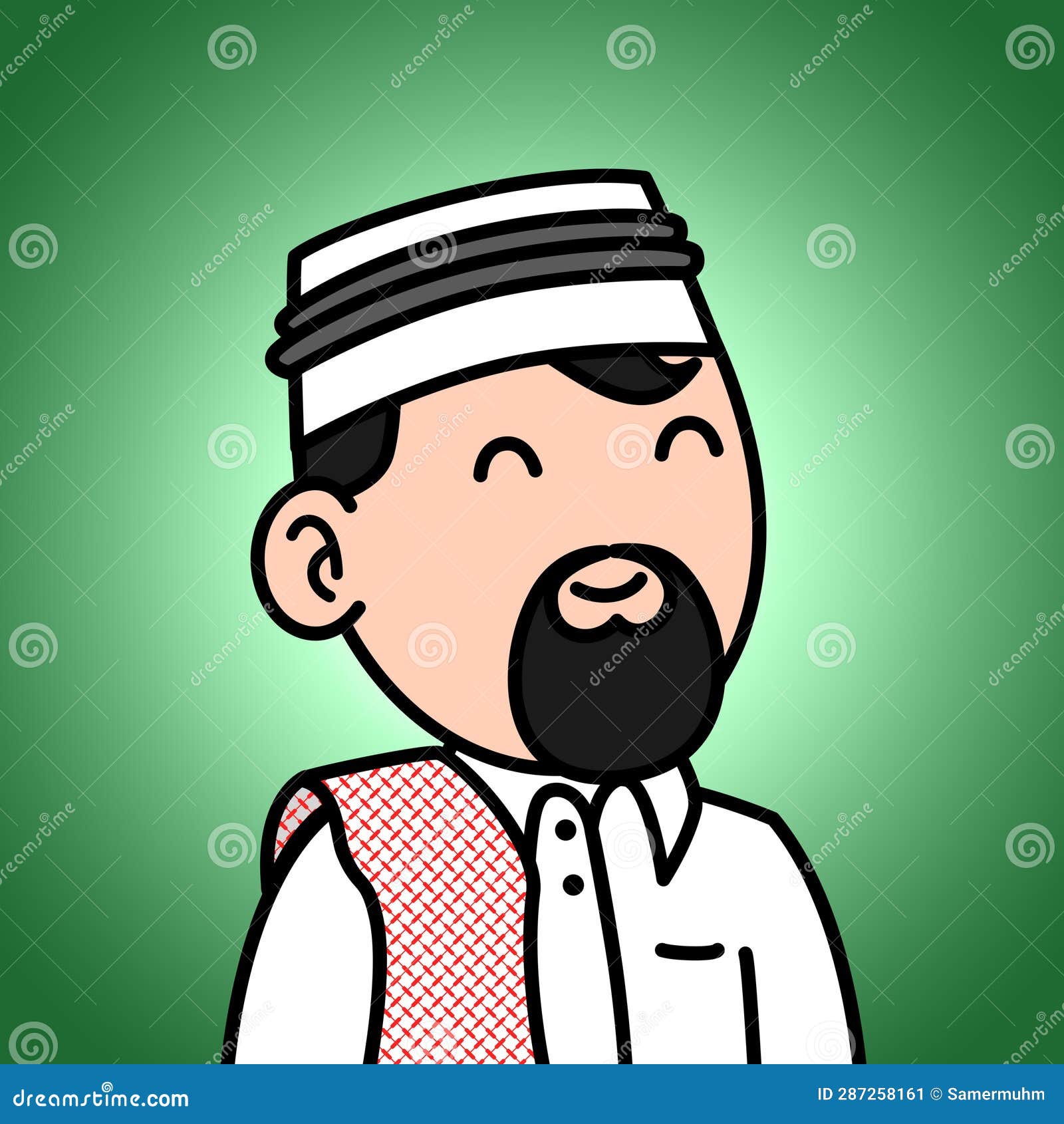 NFT Arab Family Doodles Art Stock Illustration - Illustration of dress ...