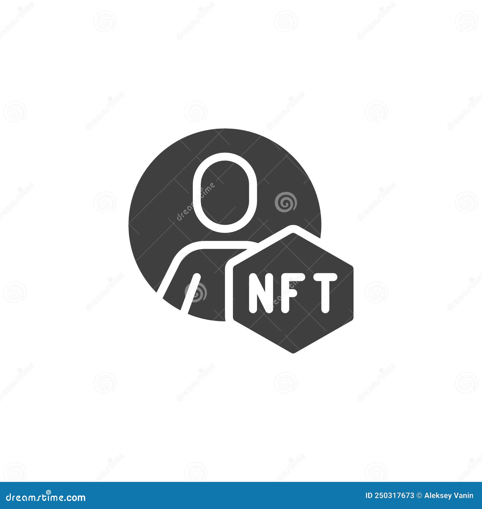 NFT creator vector icon stock vector. Illustration of symbol - 250317673