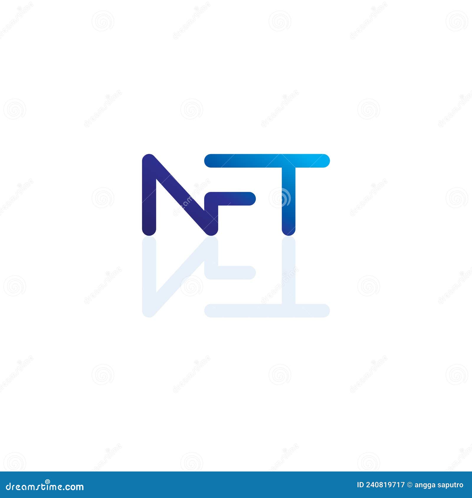 NFT Letter and Font Technology Line Icon Set Crypto Icon or Logo Symbol ...