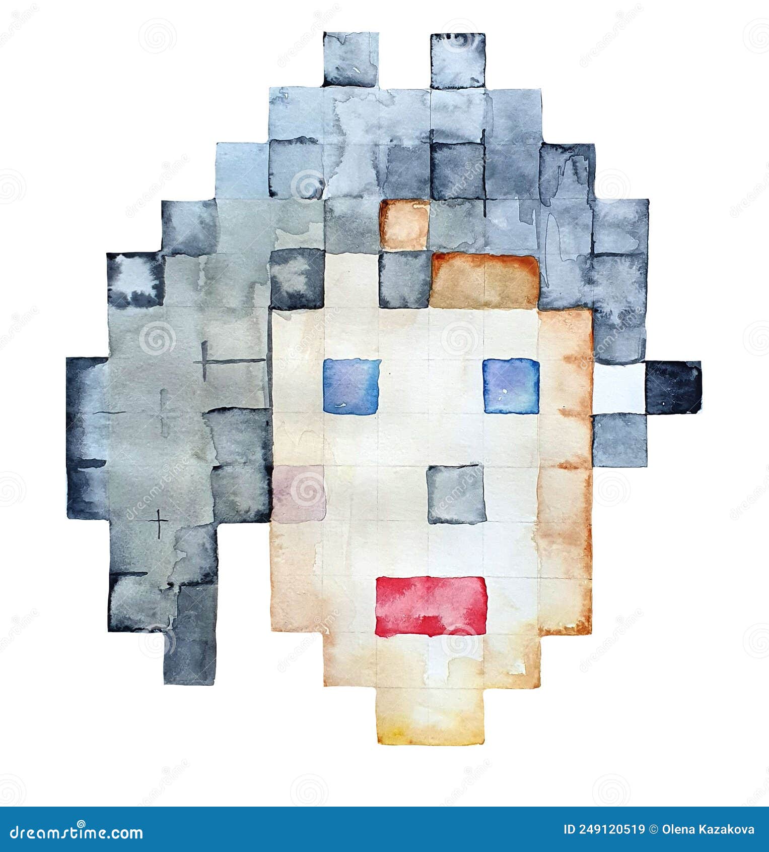 NFT Non-lethal Token. Crypto-art Concept. Pixel Art Cryptopunk ...