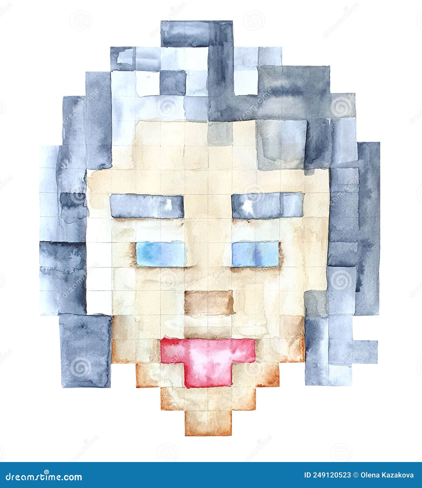 Cryptopunk NFT Collection. NFT Nonfungible Token. Crypto Art Concept ...