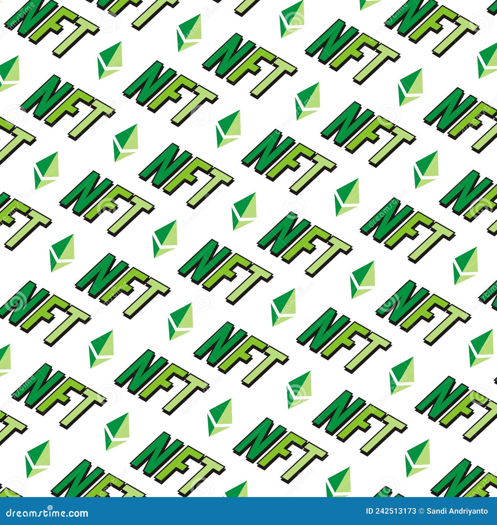 NFT Pattern Background Wallpaper Vector Editable Stock Vector ...