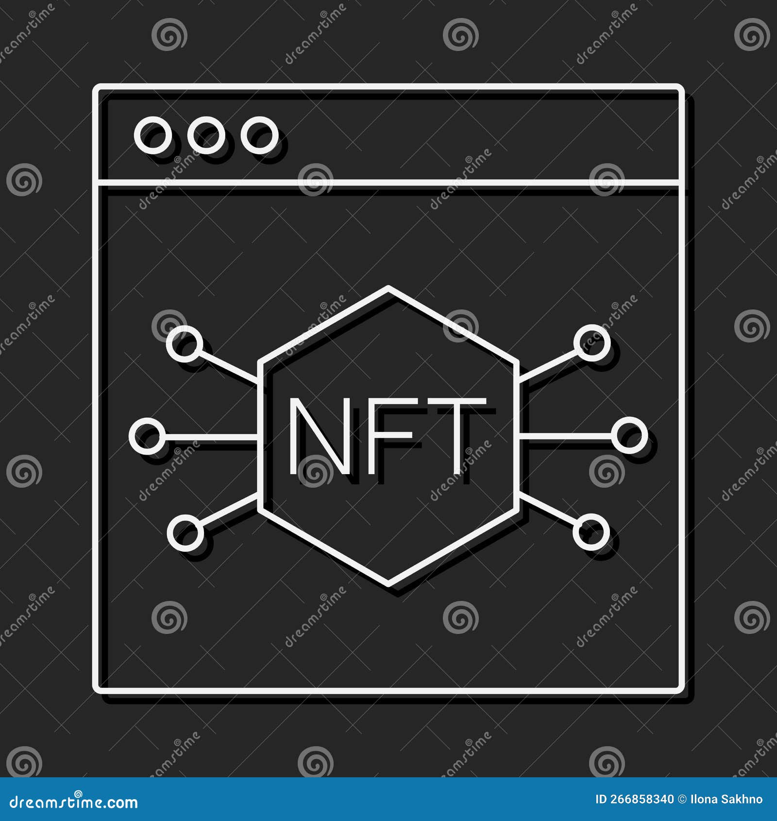 NFT Technology Icon. Crypto Icon or Logo Symbol Vector Illustration ...