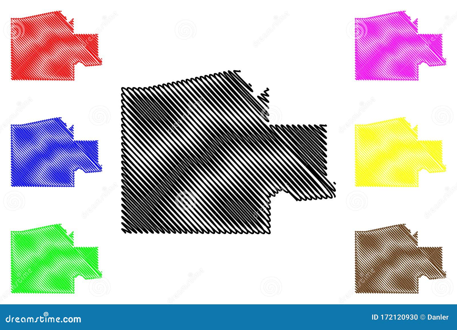 Ngamiland District Districts of Botswana, Republic of Botswana Map ...
