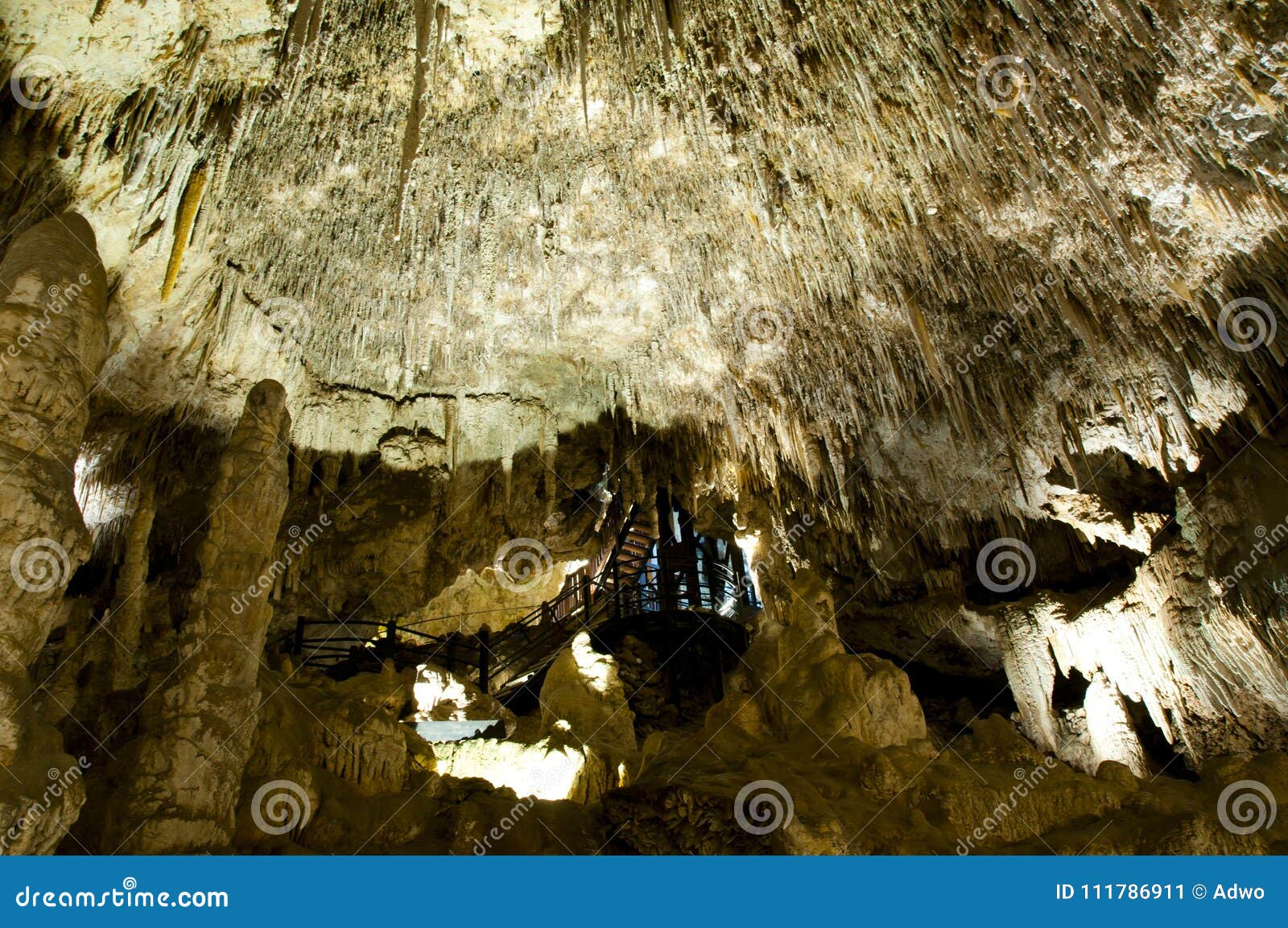 Ngilgi Cave stock image. Image of nature, landmark, stalactite - 111786911