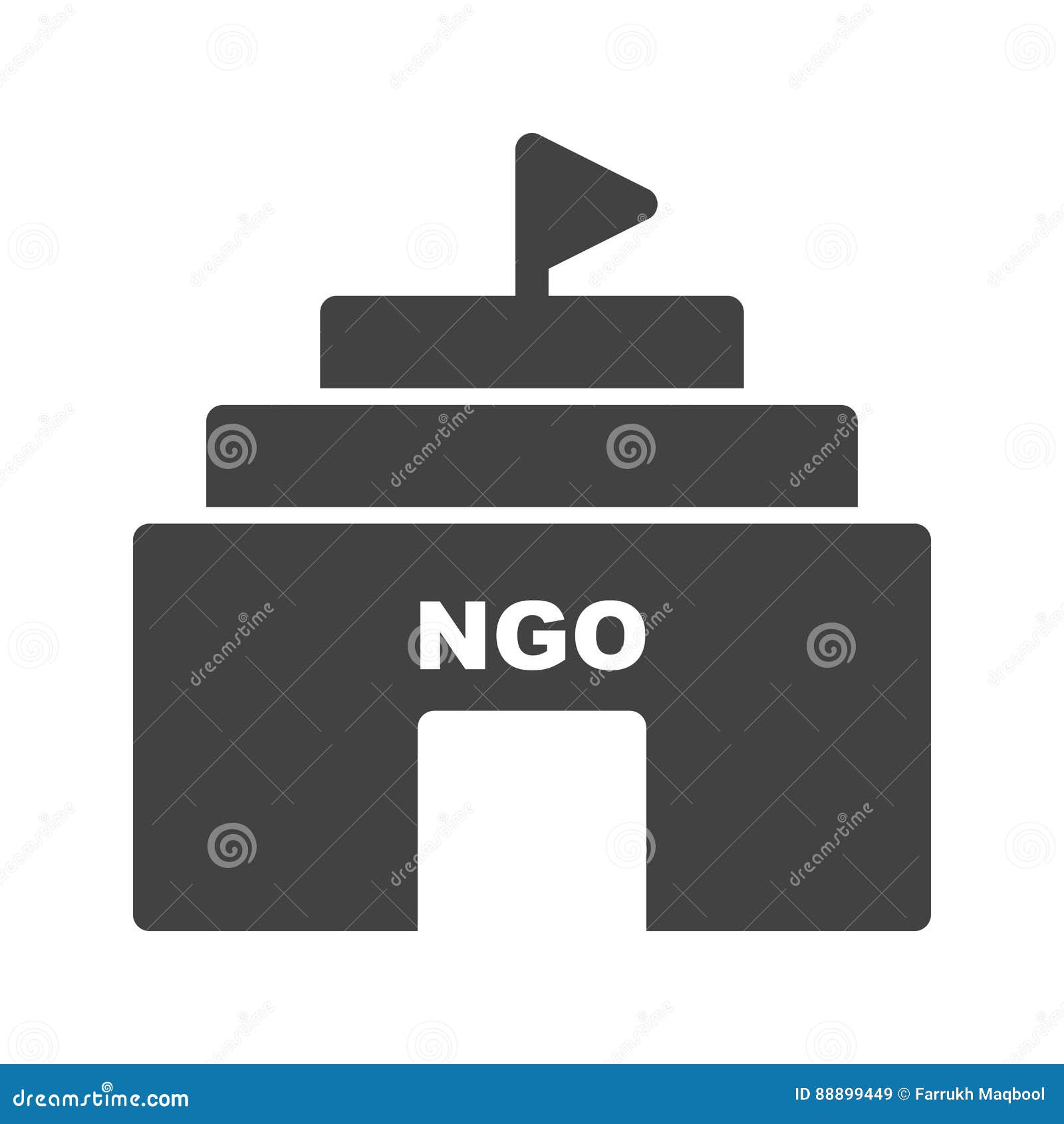 NGO Building stock vector. Illustration of nonprofits - 88899449