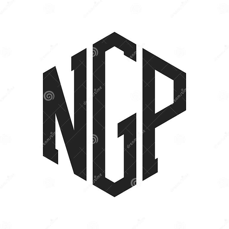 NGP Logo Design. Initial Letter NGP Monogram Logo Using Hexagon Shape ...