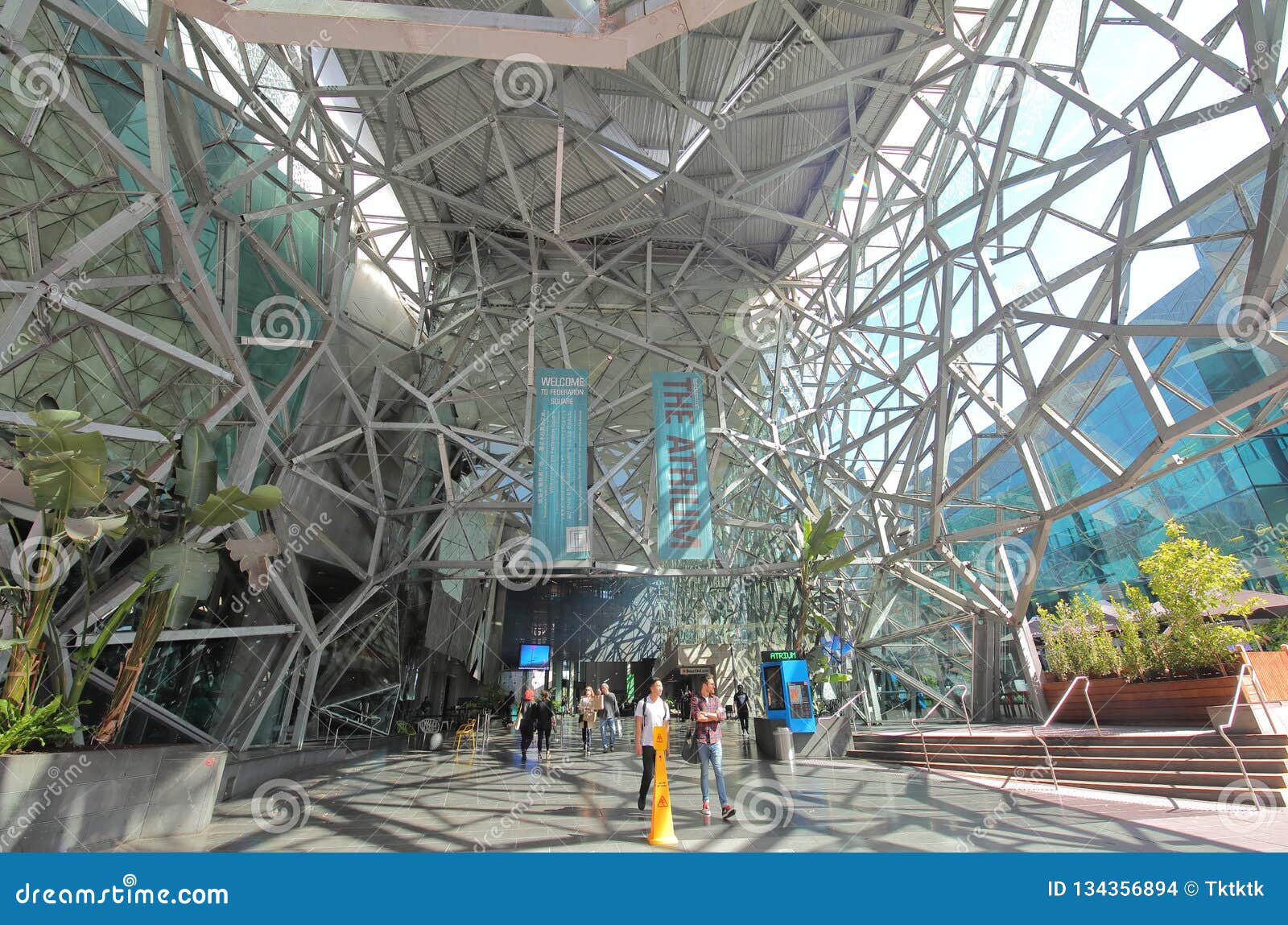 NGV Building Melbourne Australia Editorial Stock Image - Image of urban ...