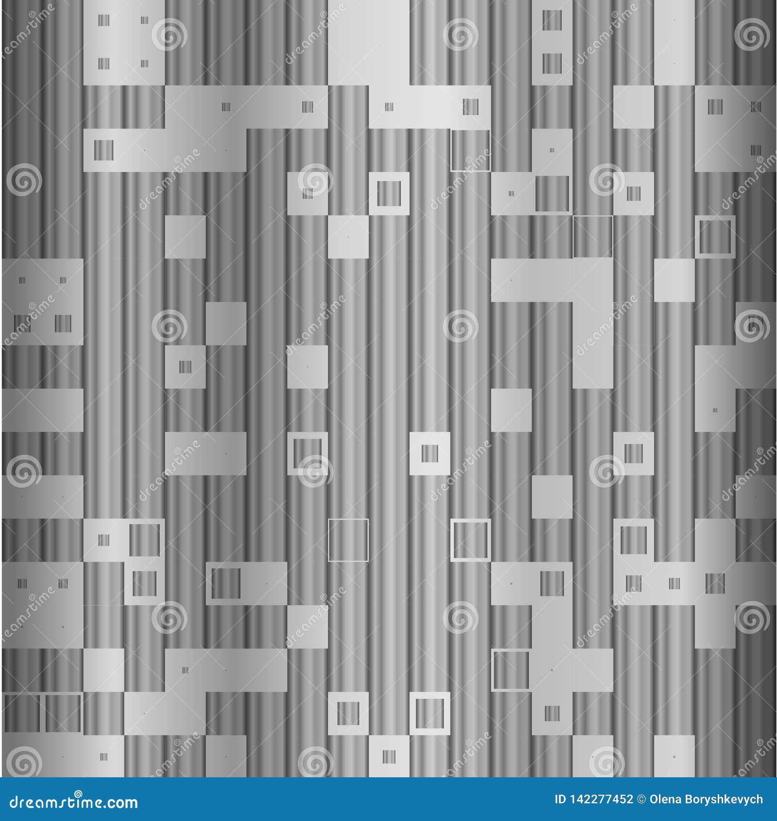 Modern High-tech Background of Gray Squares Stock Vector - Illustration ...