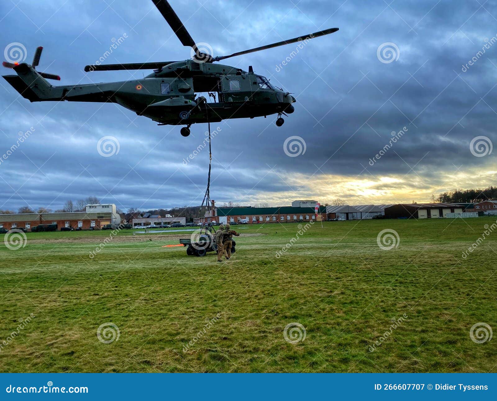 Nh90 stock image. Image of army, belgian, maot, underslung - 266607707