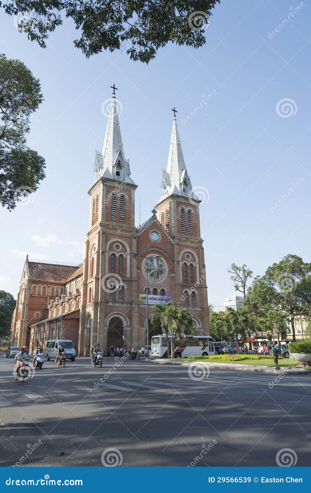Nha Tho Duc Ba of Ho Chi Minh City Editorial Stock Image - Image of ...