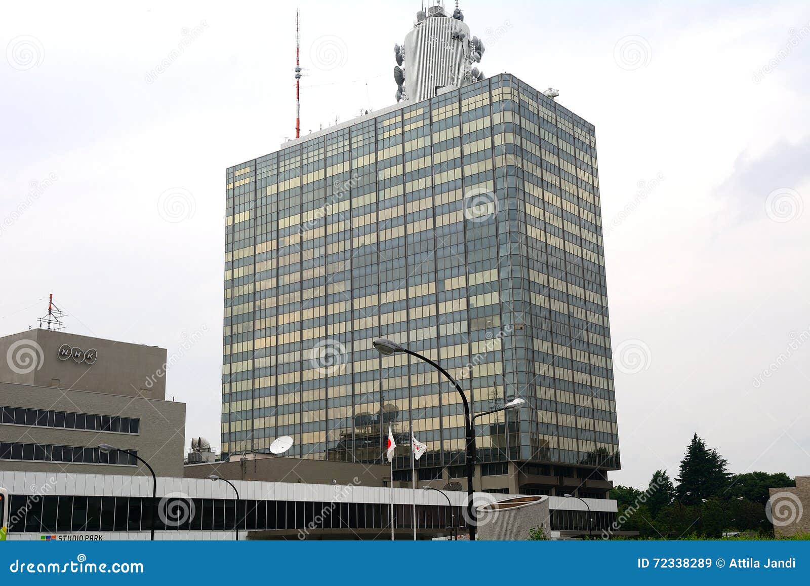 NHK Headquarters, Tokyo, Japan Editorial Stock Image - Image of company ...