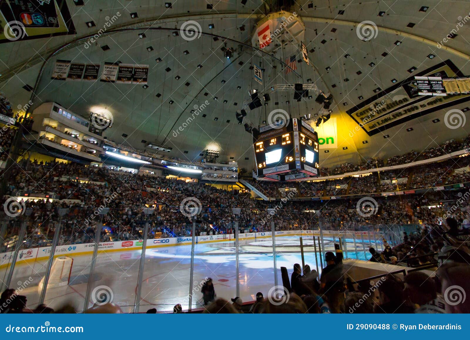 NHL Hockey Game Arena editorial stock photo. Image of seats - 29090488