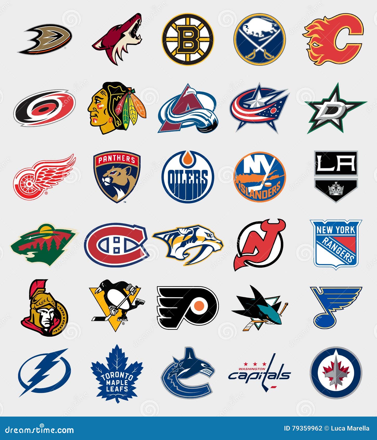 Nhl-Teamlogos redaktionelles stockfotografie. Illustration von büffel ...