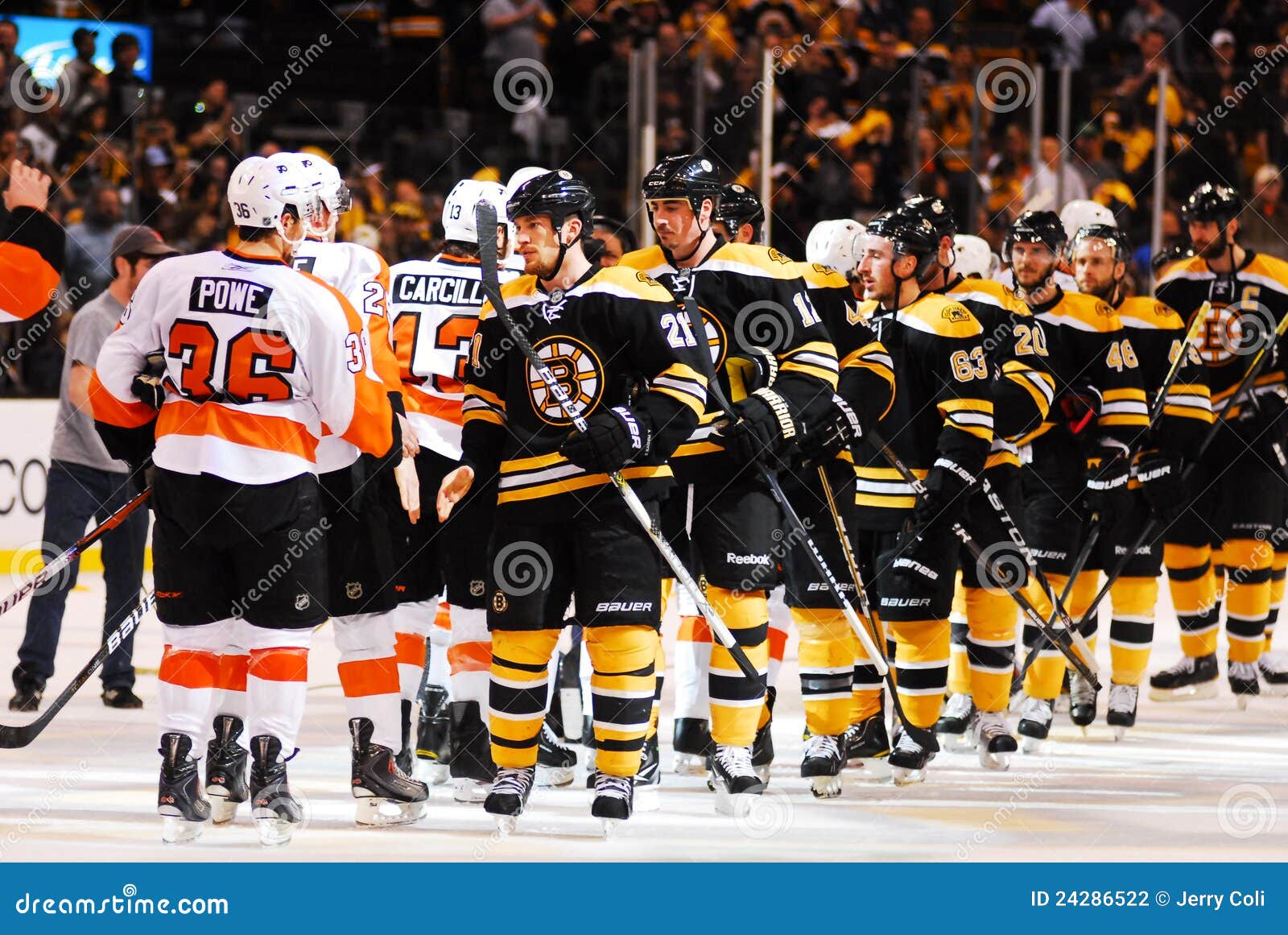 NHL Traditional handshake. editorial photography. Image of philadelphia ...