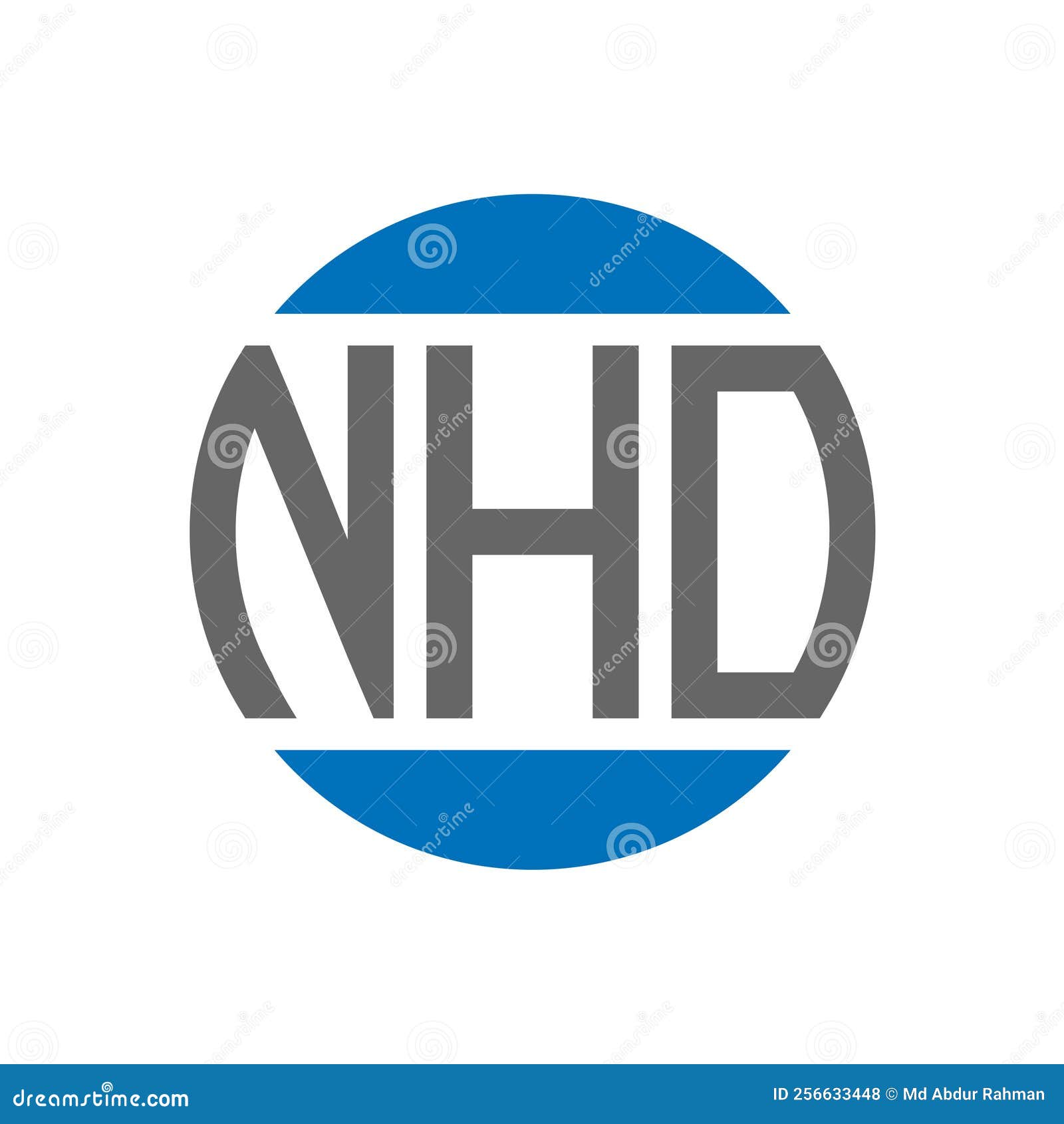 NHO Letter Logo Design on White Background. NHO Creative Initials ...