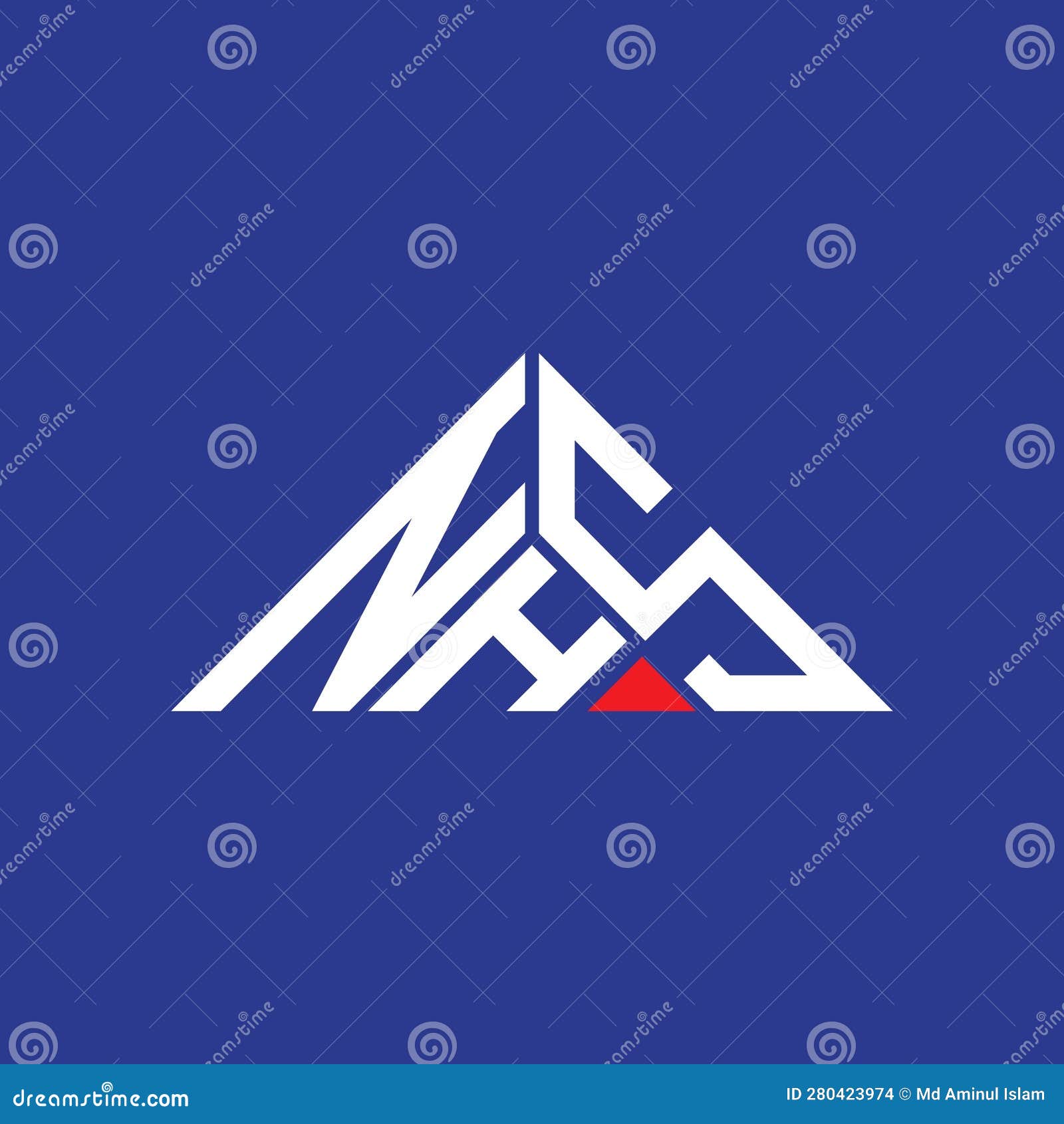 NHS Letter Logo Creative Design with Vector Graphic, NHS Simple and ...