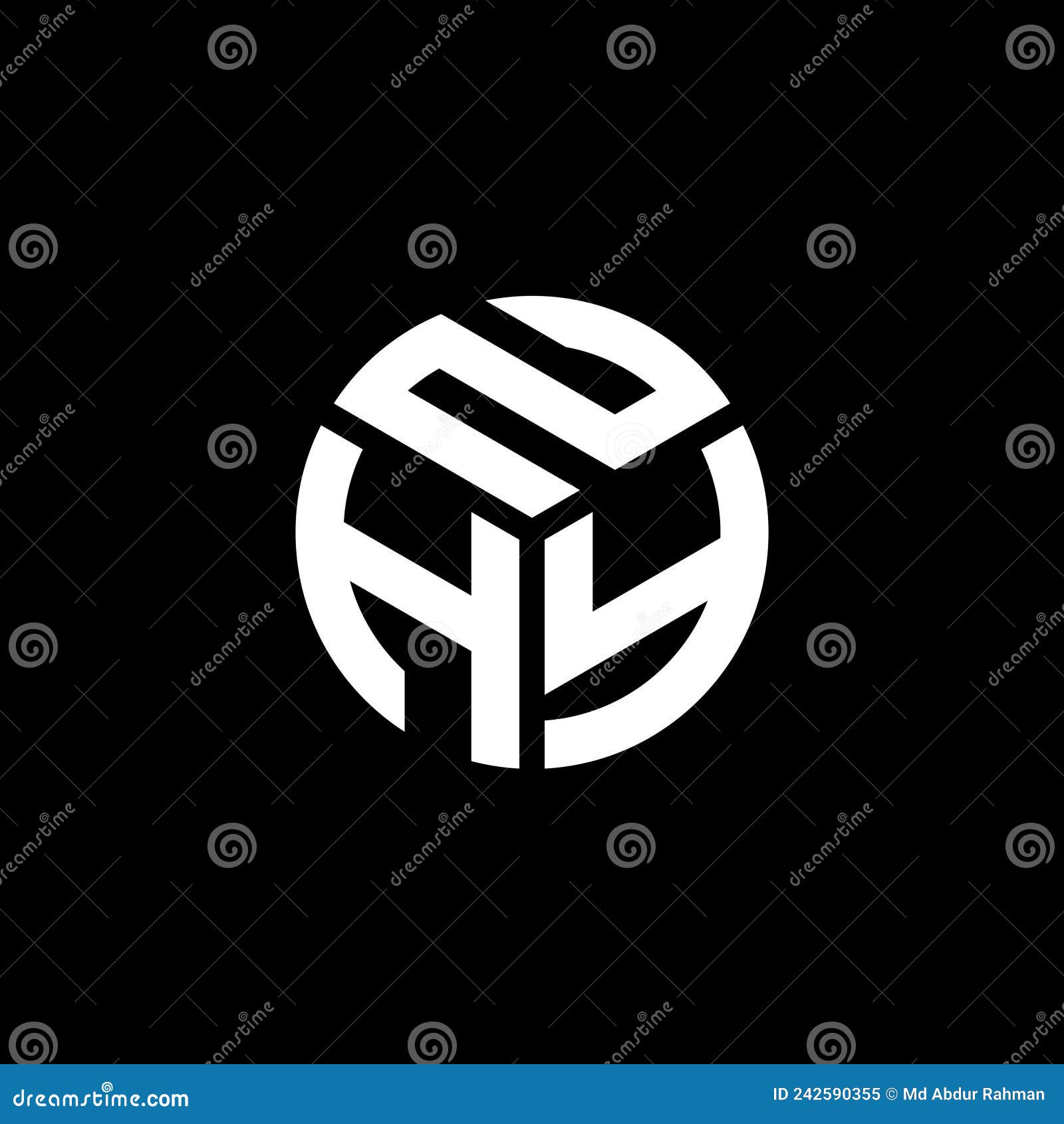 NHY Letter Logo Design on Black Background. NHY Creative Initials ... NHY Letter Logo Design on Black Background. NHY Creative Initials ...