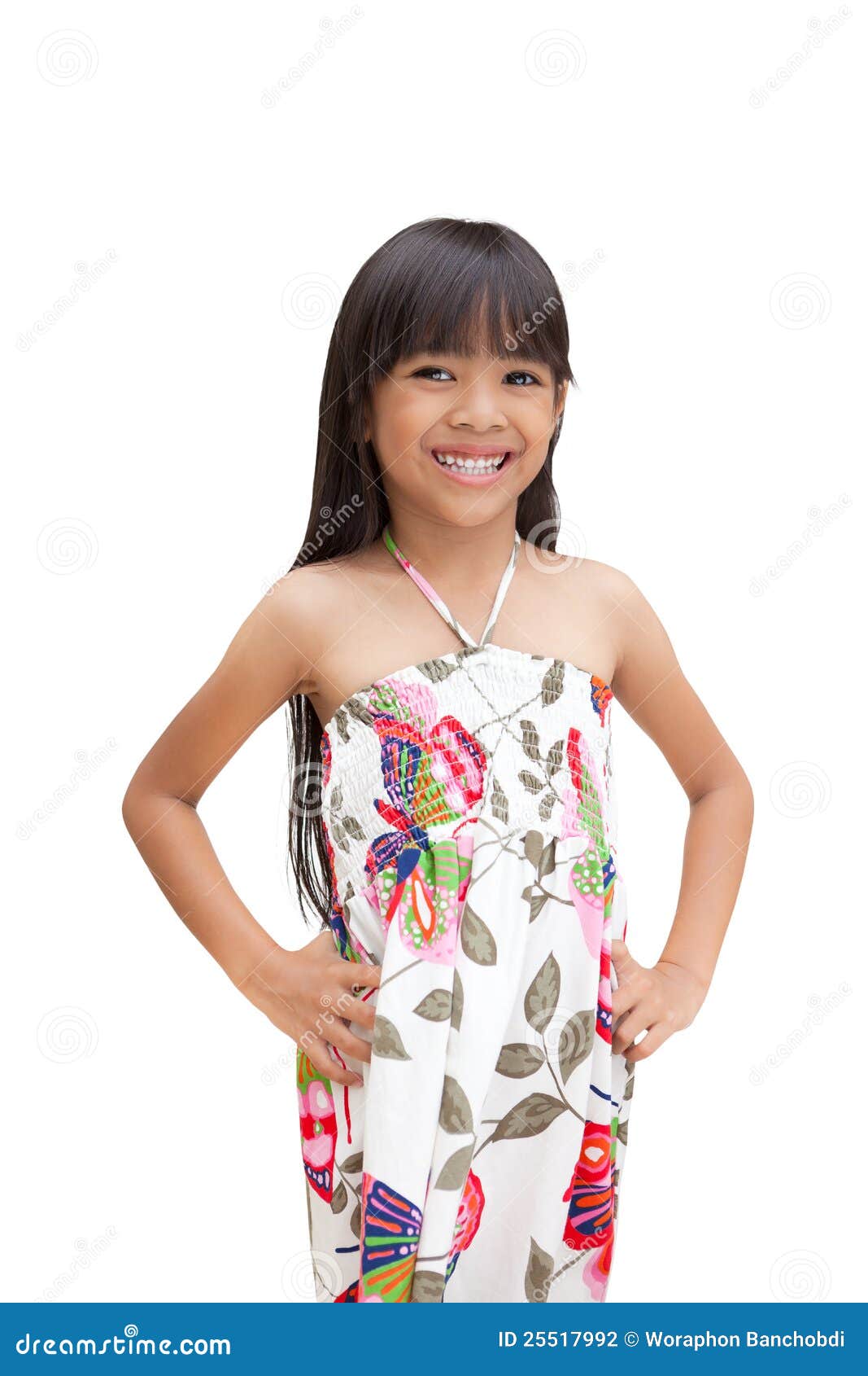 Niña asiática sonriente foto de archivo. Imagen de camisa - 25517992