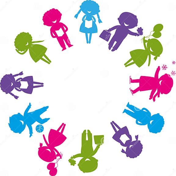 Niñez ilustración del vector. Ilustración de muchacha - 63041322