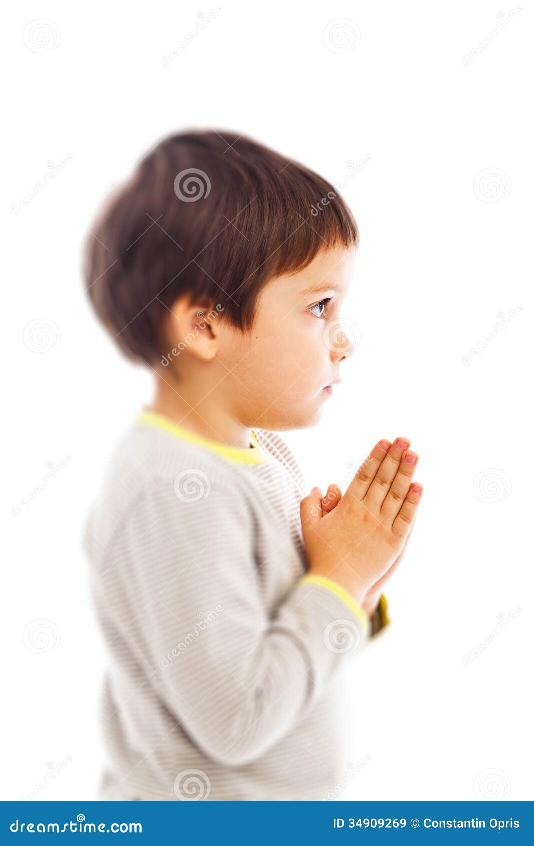 Niño del rezo imagen de archivo. Imagen de esperanza - 34909269