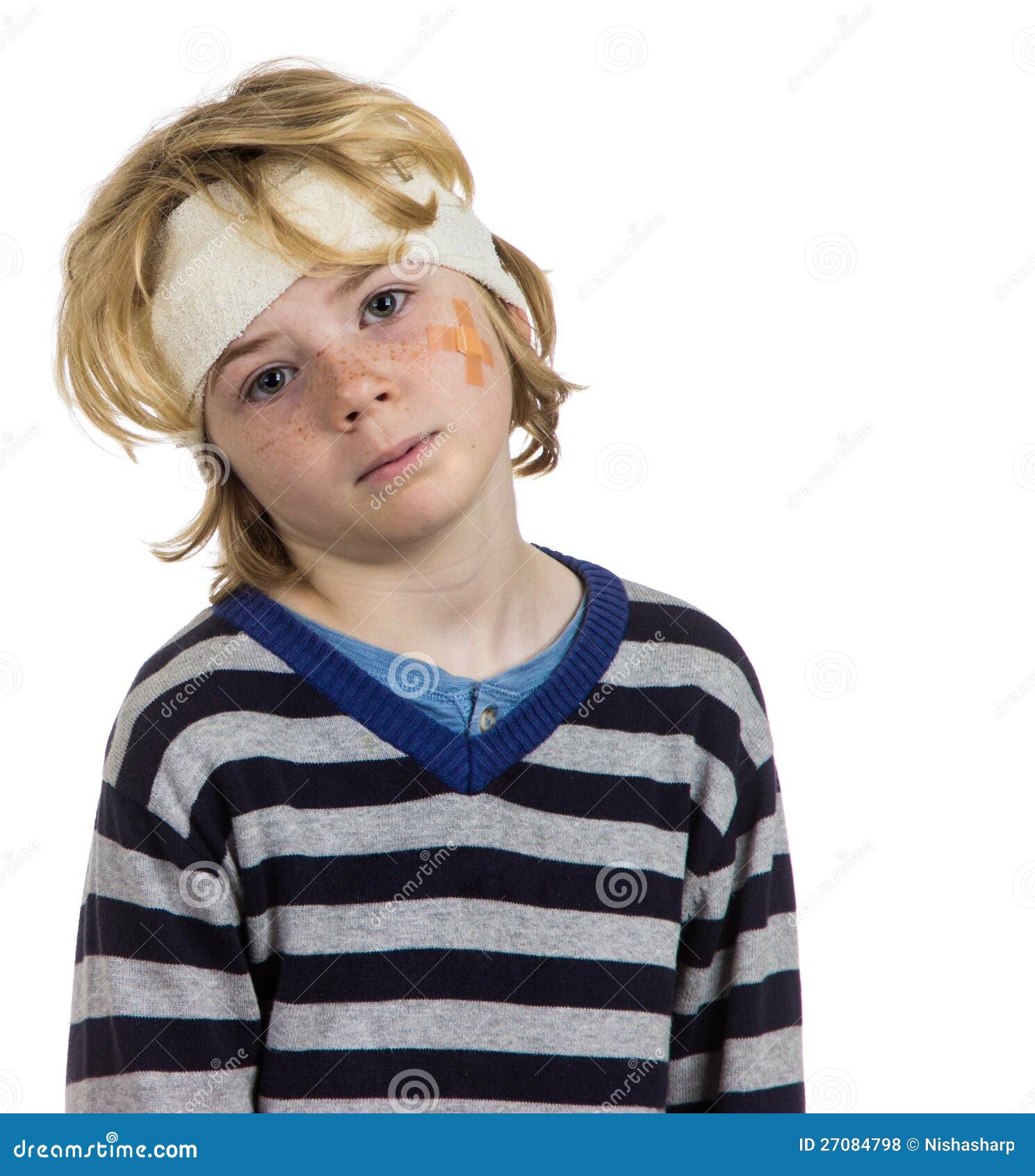 Niño Herido Lastimado Del Muchacho Foto de archivo - Imagen de cuidado ...