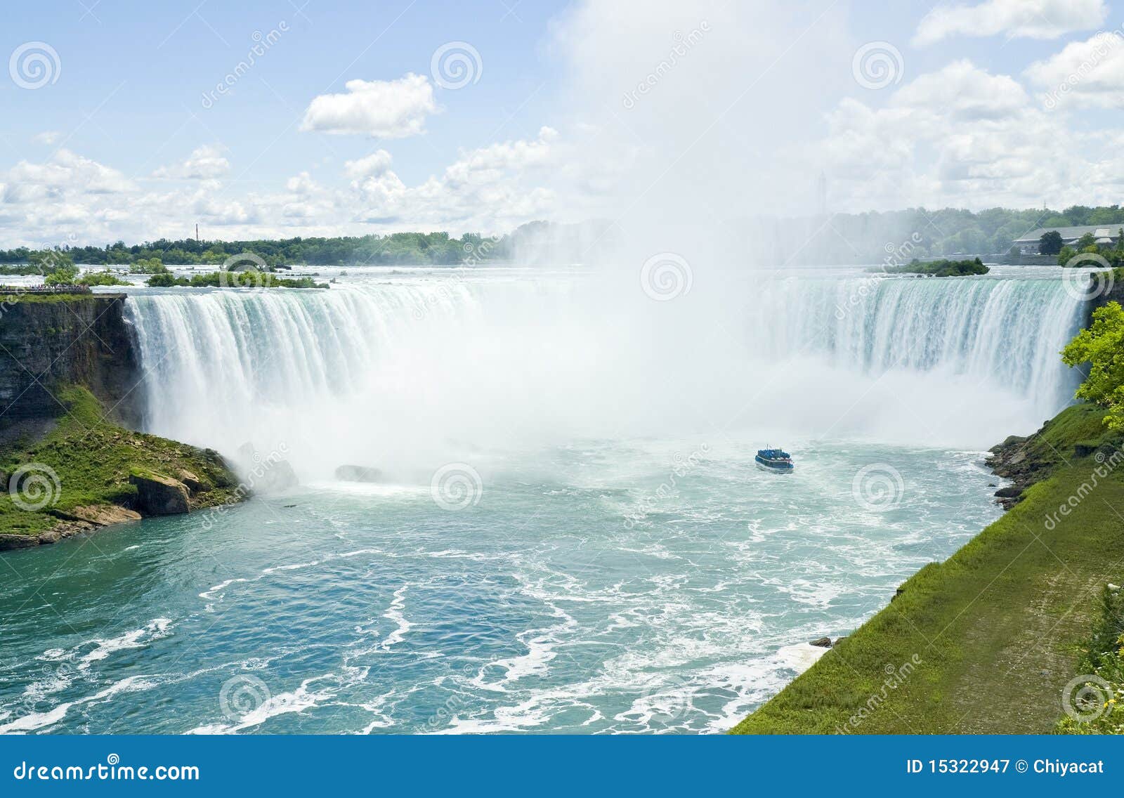 Niagara Falls Canada stock image. Image of landmark, area - 15322947