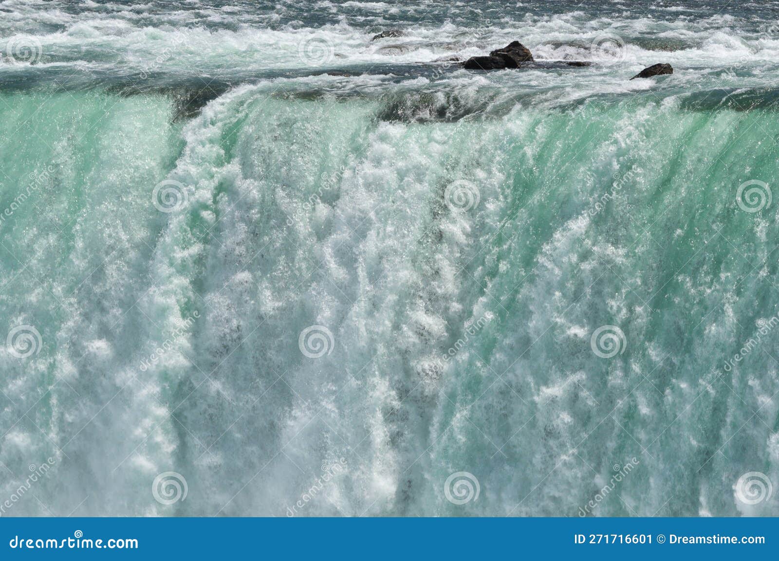 Niagara Falls Canadian Part View Stock Image - Image of beauty, people ...