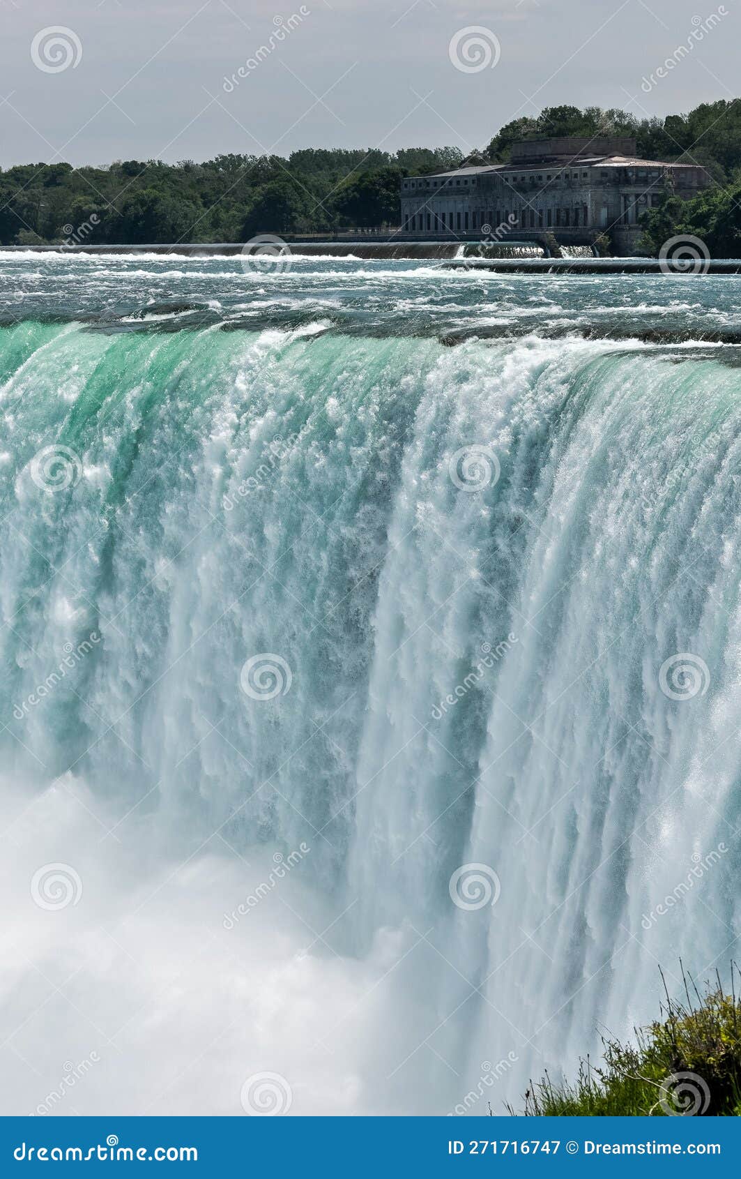 Niagara Falls Canadian Part View Stock Image - Image of canada, falls ...