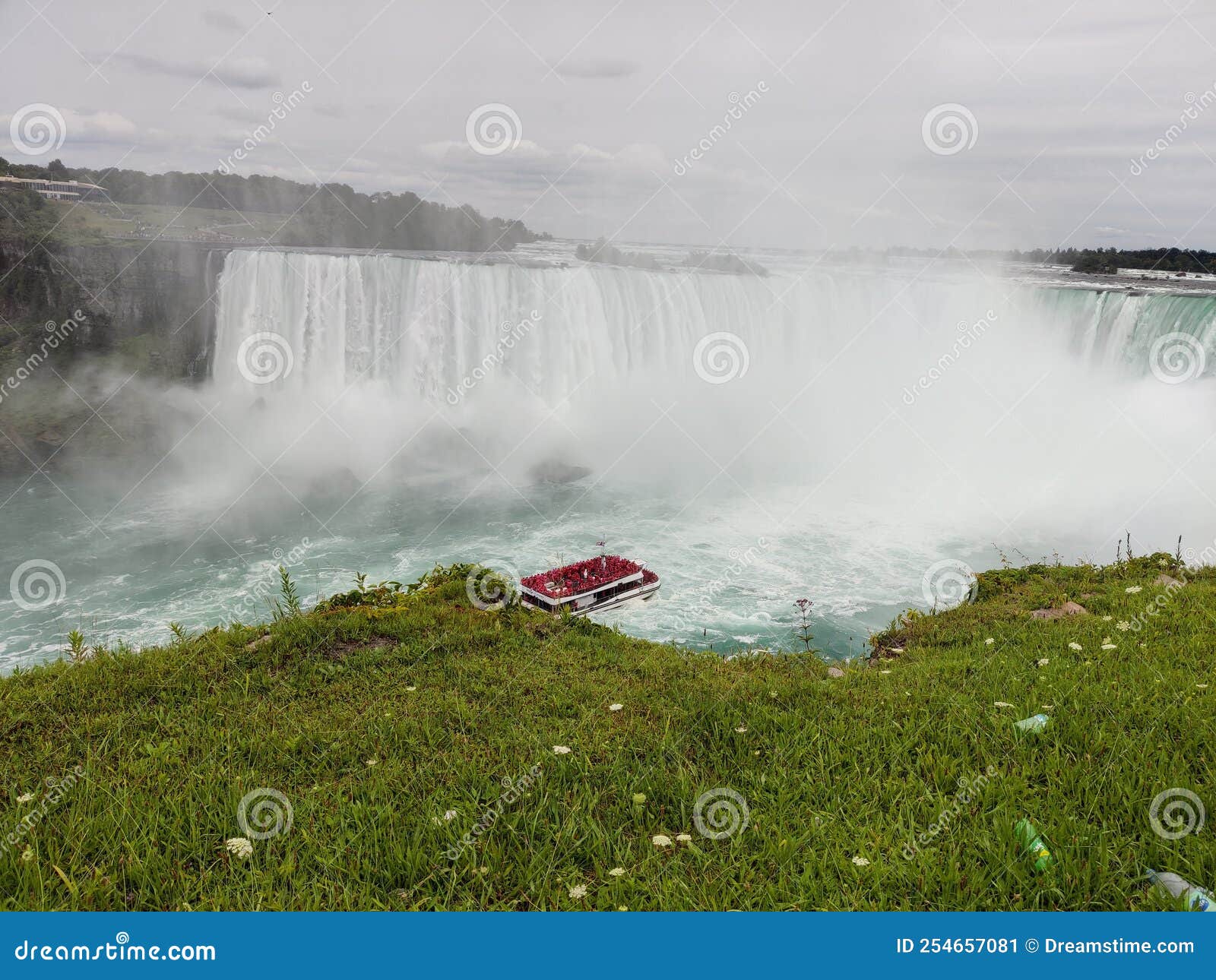 Niagara Falls Canadian View Stock Image - Image of ocean, view: 254657081