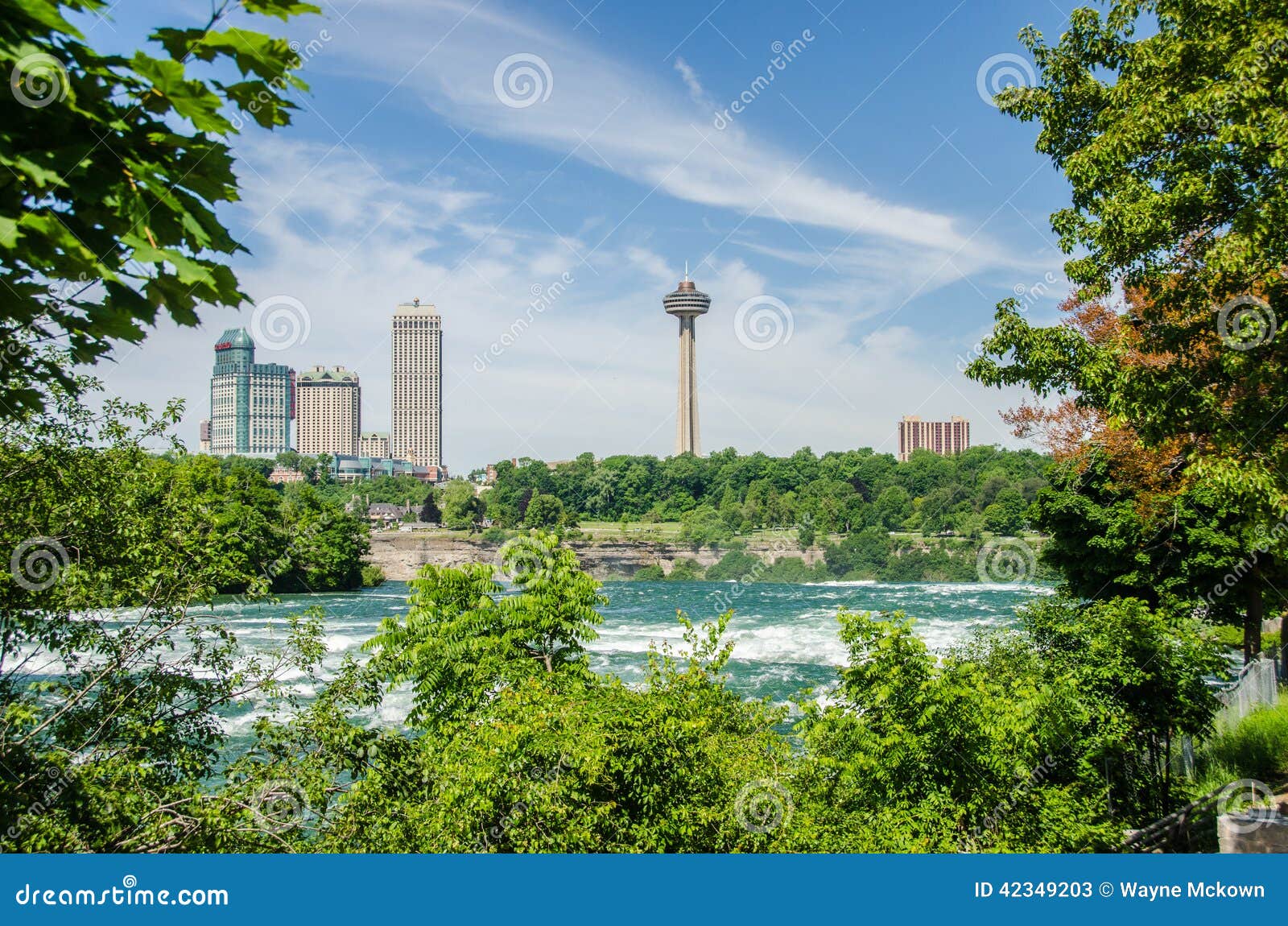 Niagara Falls Ontario Canada Skyline Stock Image - Image of america ...
