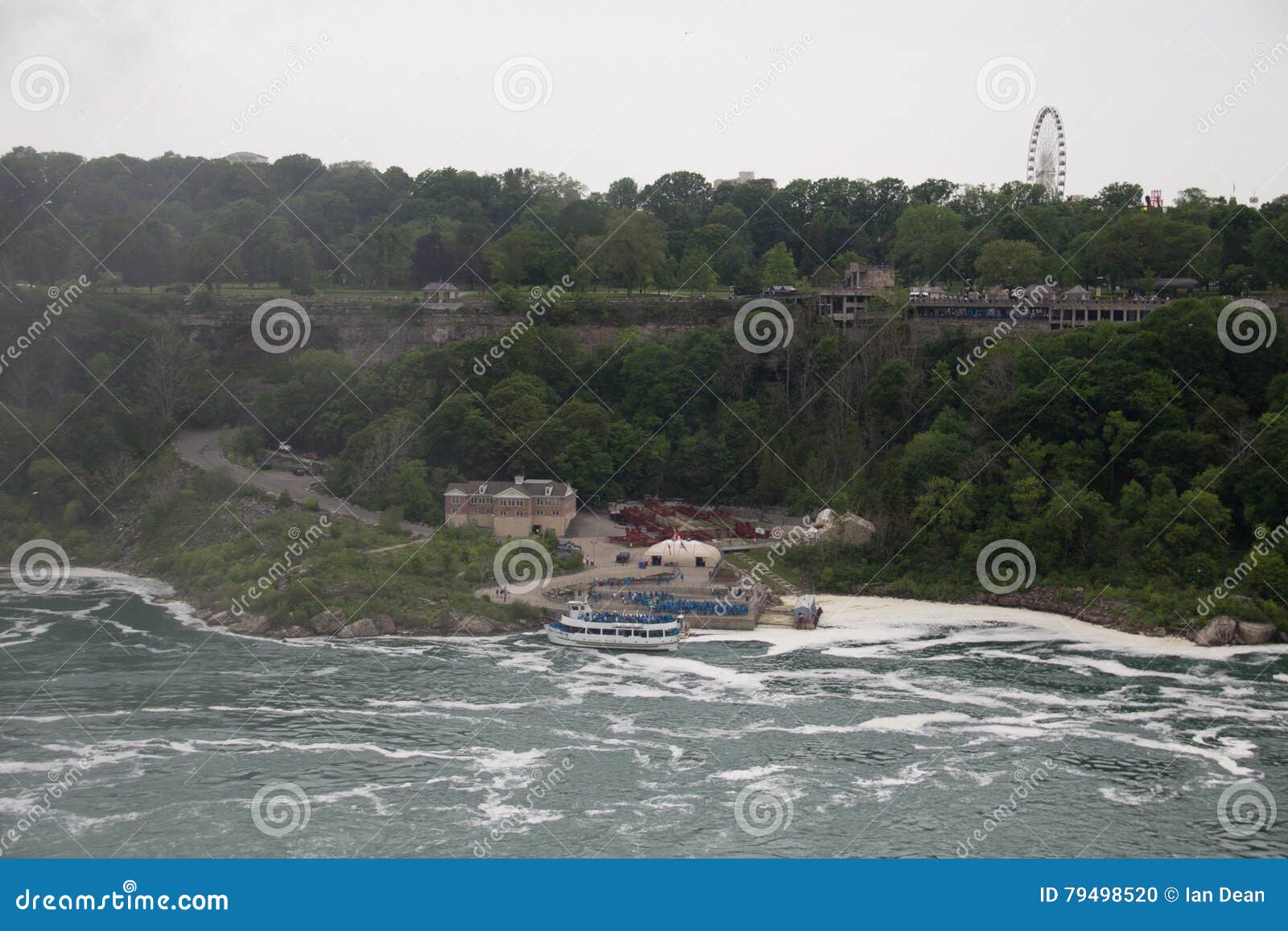 Niagara Falls Riverside Port Editorial Image - Image of falls, niagara ...