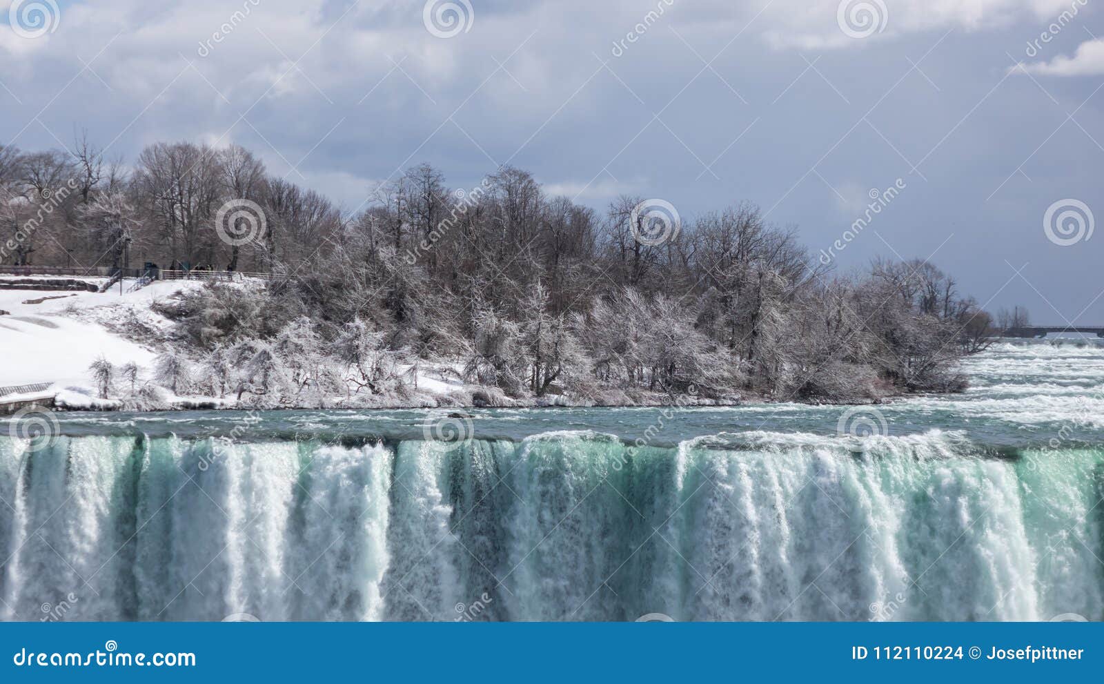 Niagara Falls in the Spring Stock Photo - Image of horseshoe, blue ...