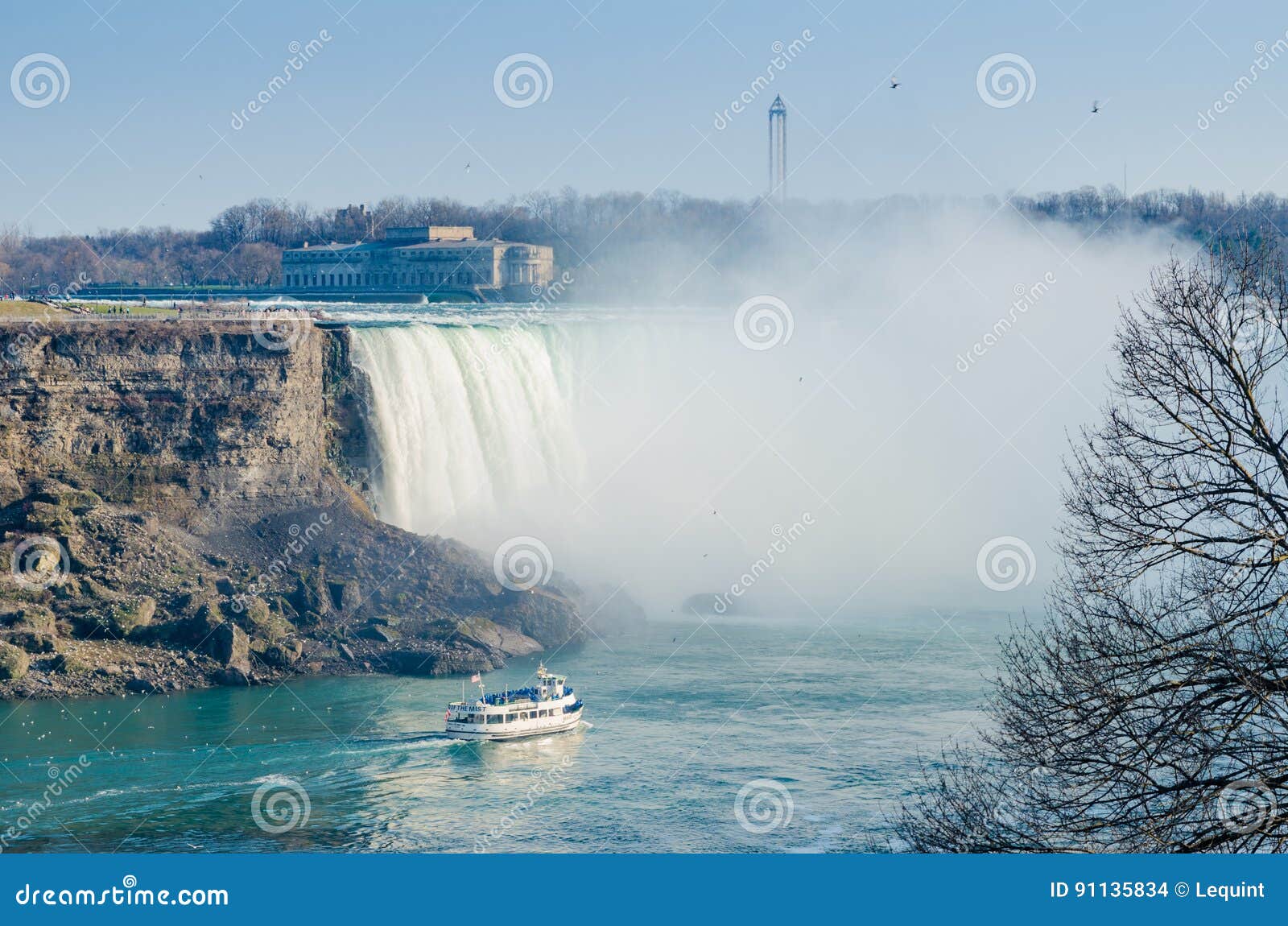 Niagara falls USA editorial stock image. Image of distance - 91135834