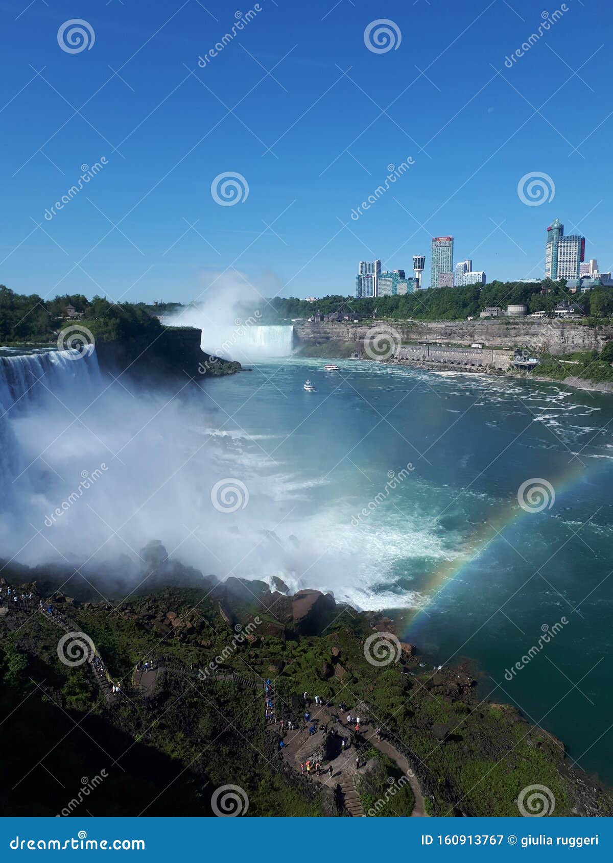 Niagara Falls stock image. Image of blue, falls, niagara - 160913767
