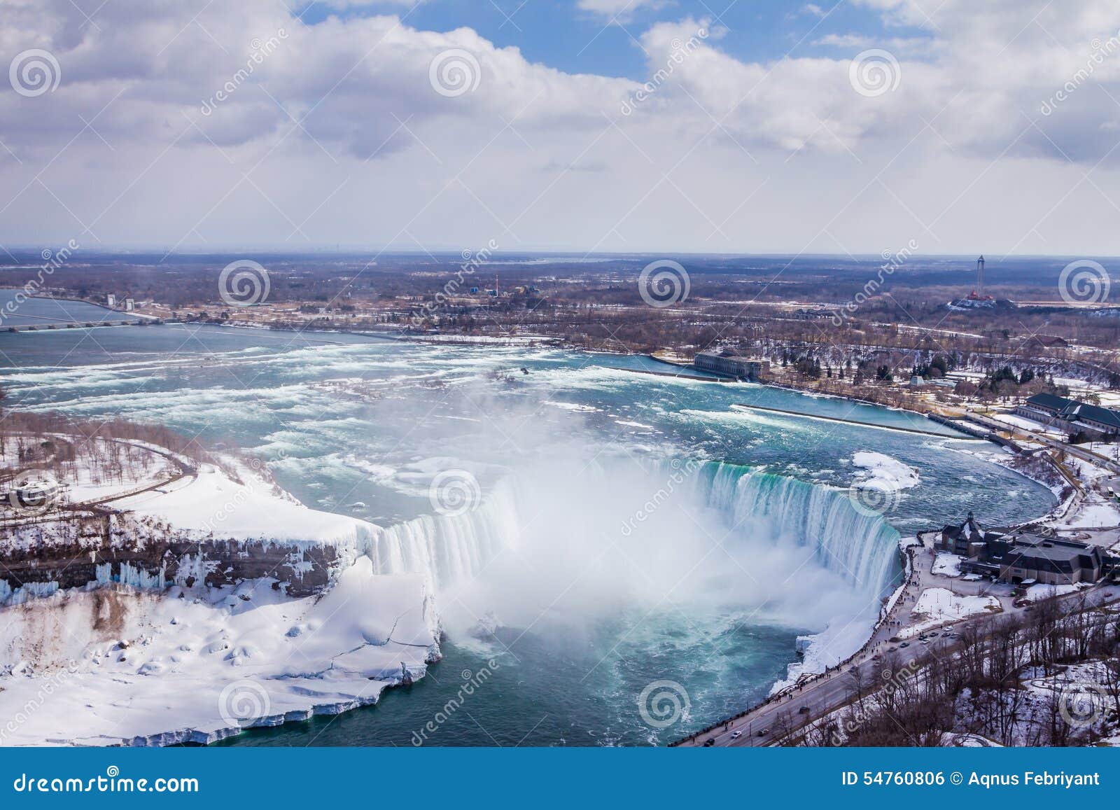 Niagara Falls during Winter Stock Photo - Image of vacation ...